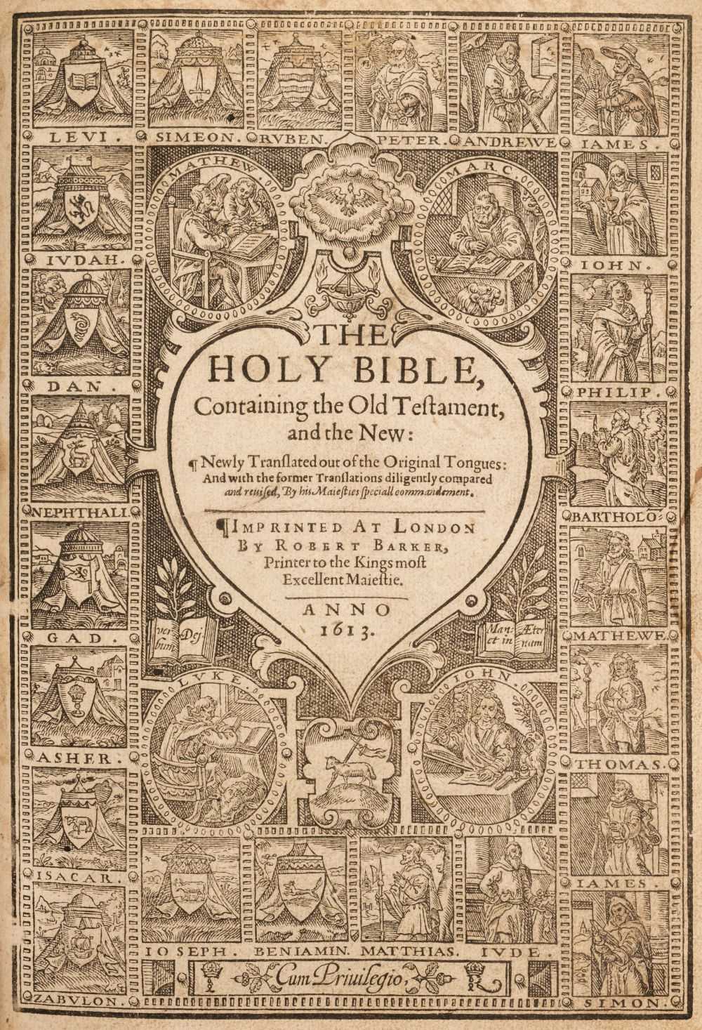Lot 369 - Bible [English]. The Holy Bible, containing