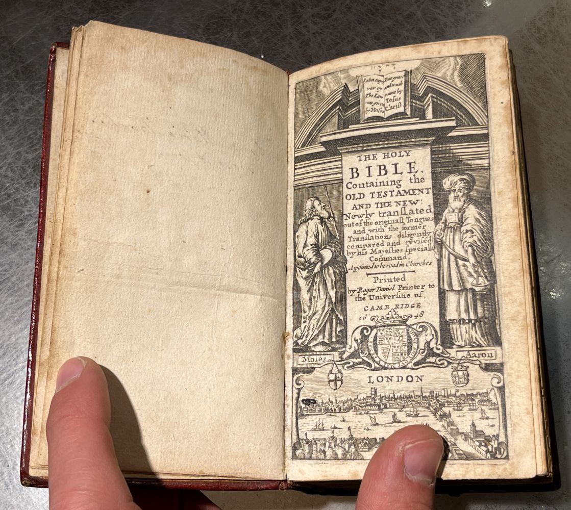 Lot 372 - Bible [English]. The Holy Bible. Containing