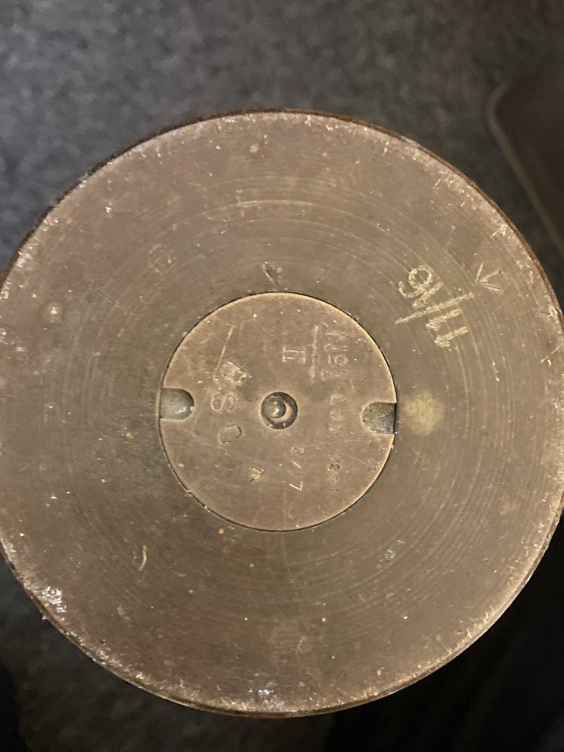 Lot 52 - Munitions. WWI German Howitzer cartridge case