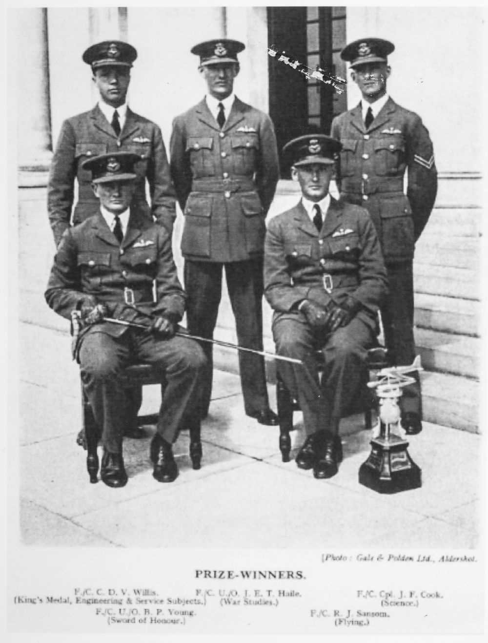 Lot 257 - Log Books. RAF log books kept by Air-Vice