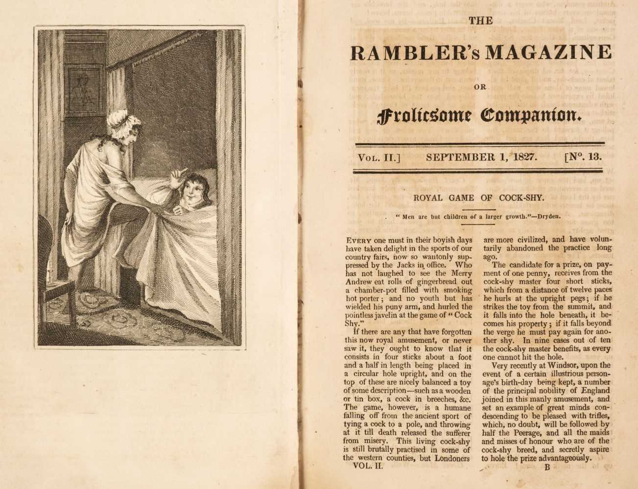 Lot 393 - Erotica. The Rambler's Magazine or