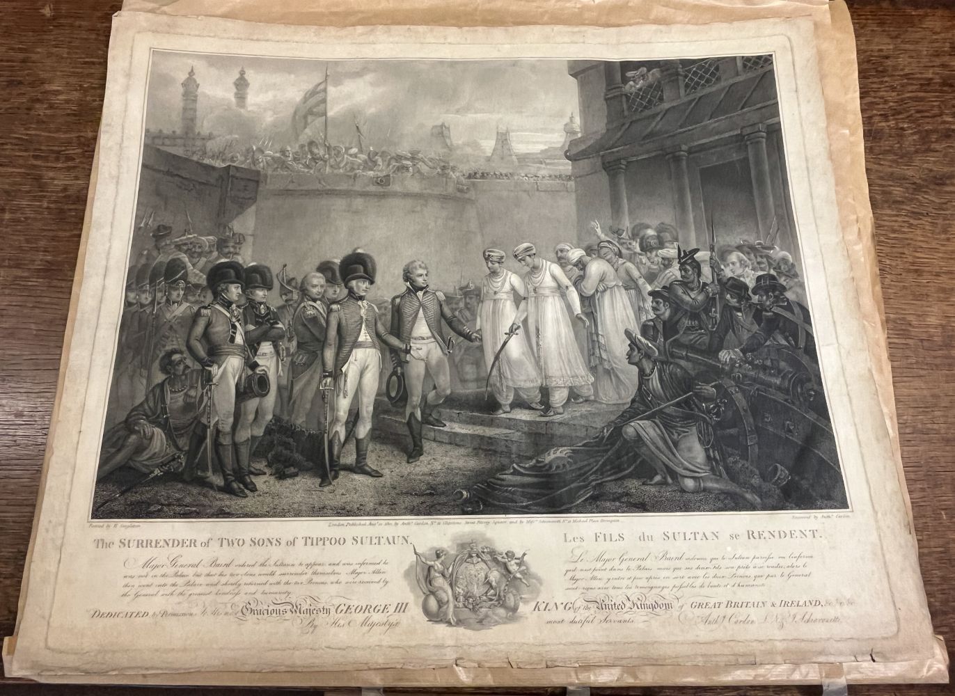 Lot 55 - Henry Singleton. The Assault of Seringapatam,