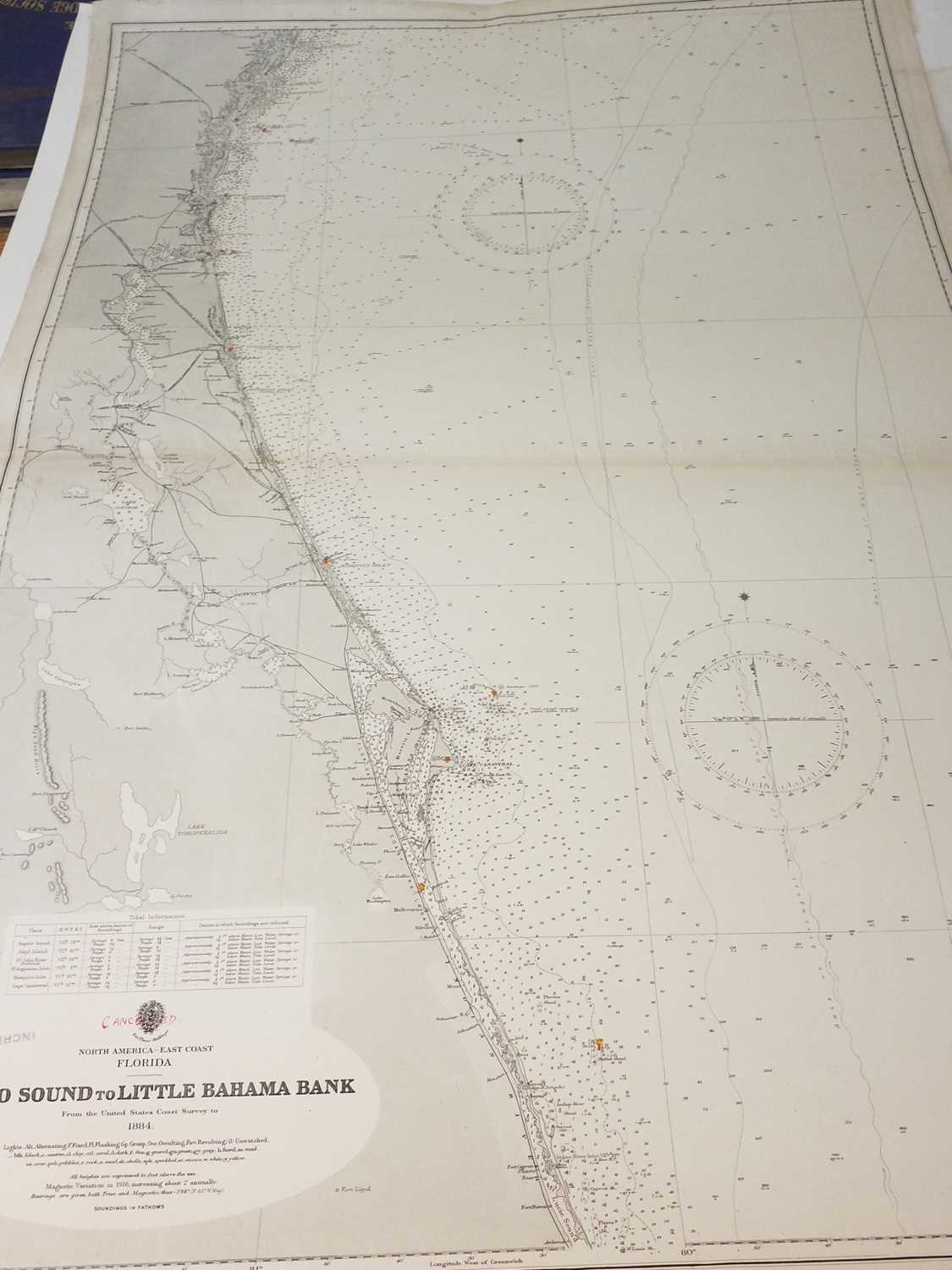 Lot 276 - Sea Charts. A collection of approximately