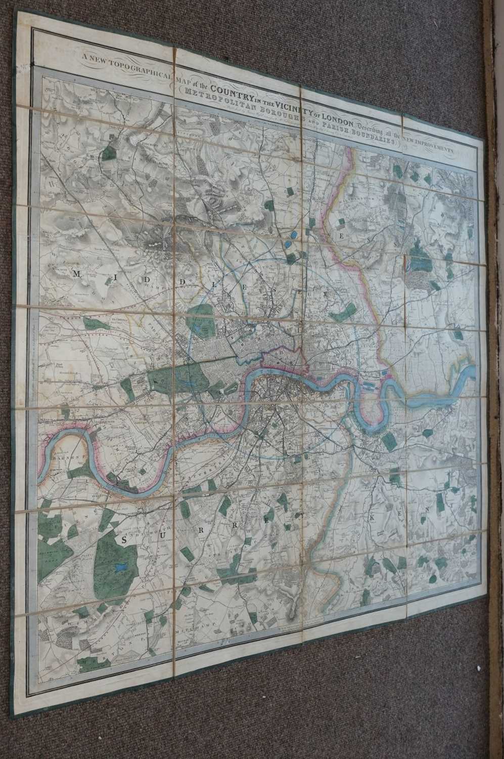 Lot 116 - London. Wyld (James). A New Topographical