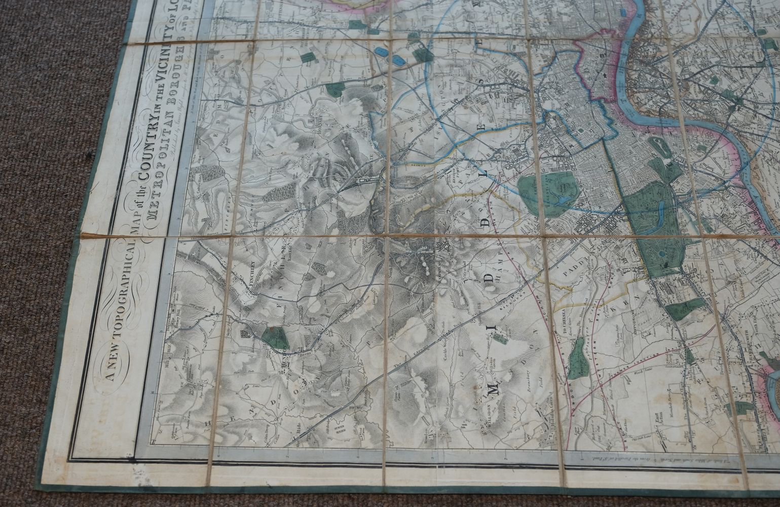 Lot 116 - London. Wyld (James). A New Topographical