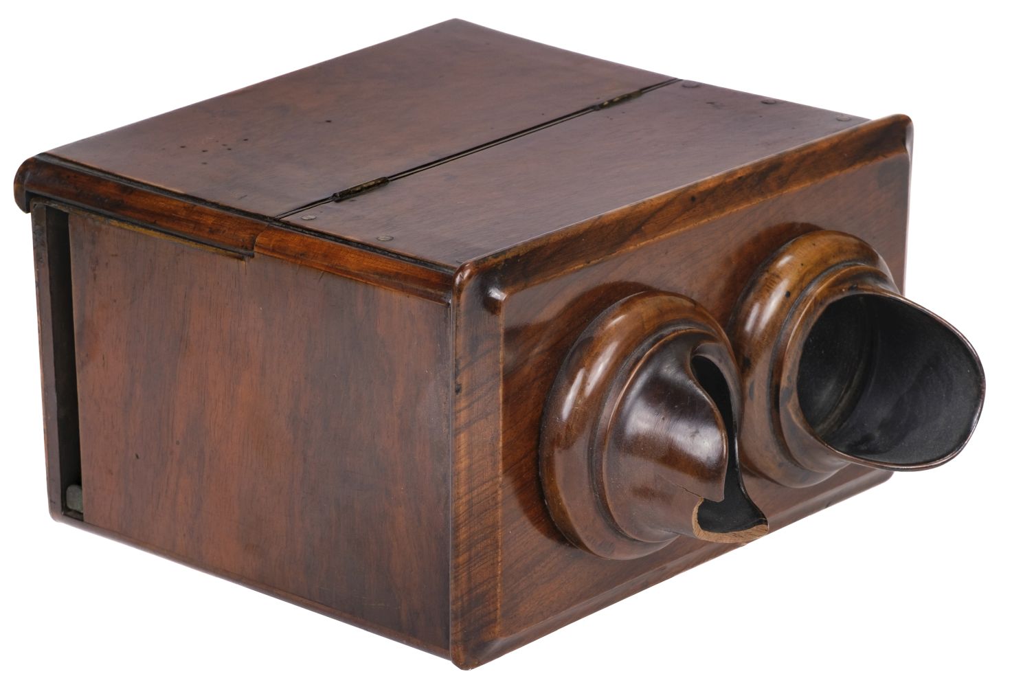 Lot 93 - Stereoscope. A stereoscope viewer head, late