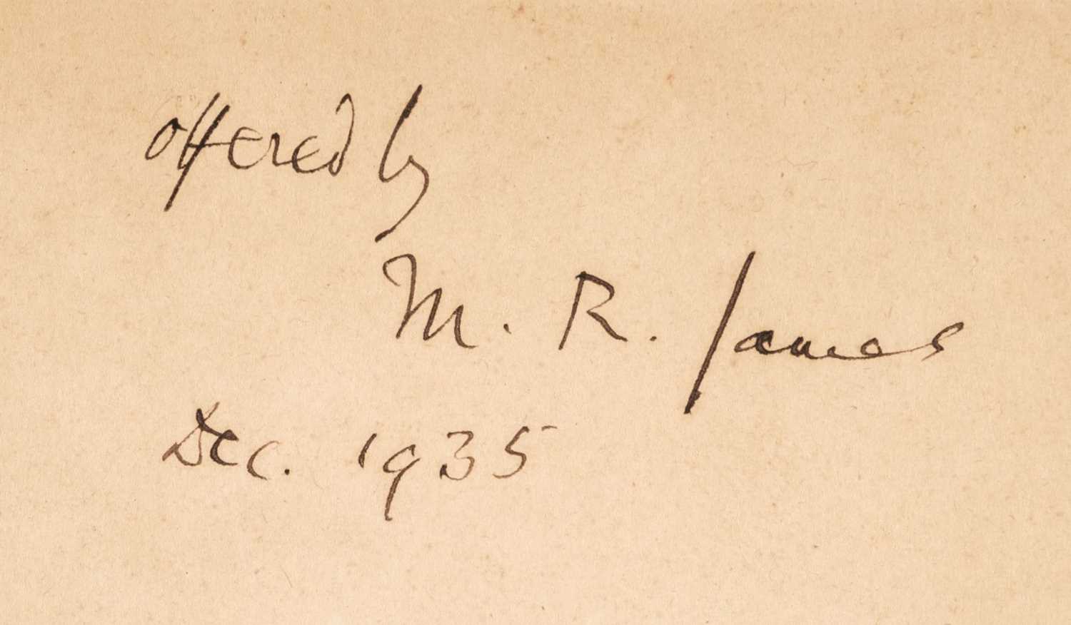 Lot 814 - 1924 James (M.R., editor) Madam Crowl's