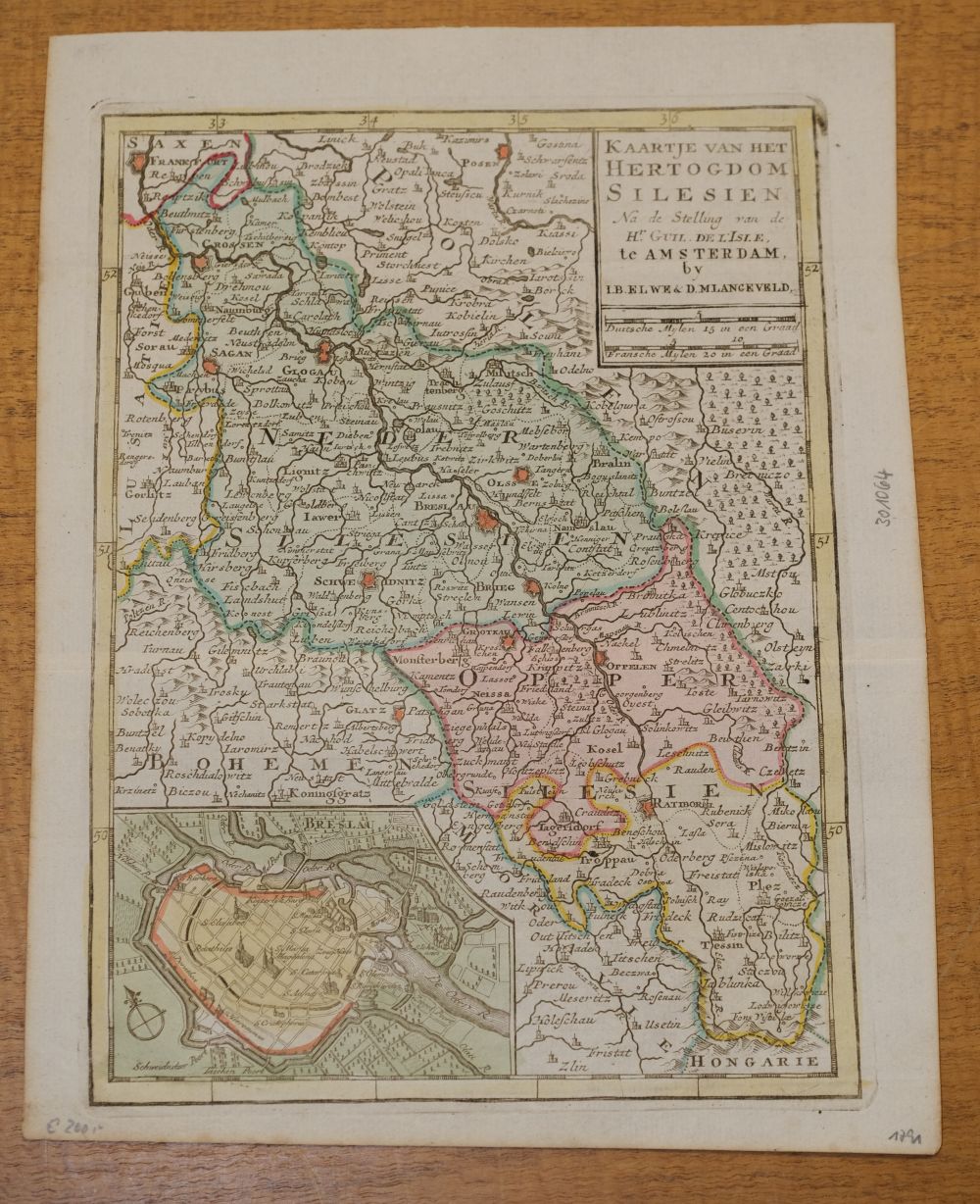 Lot 135 - Poland/Silesia. A collection of seven maps,