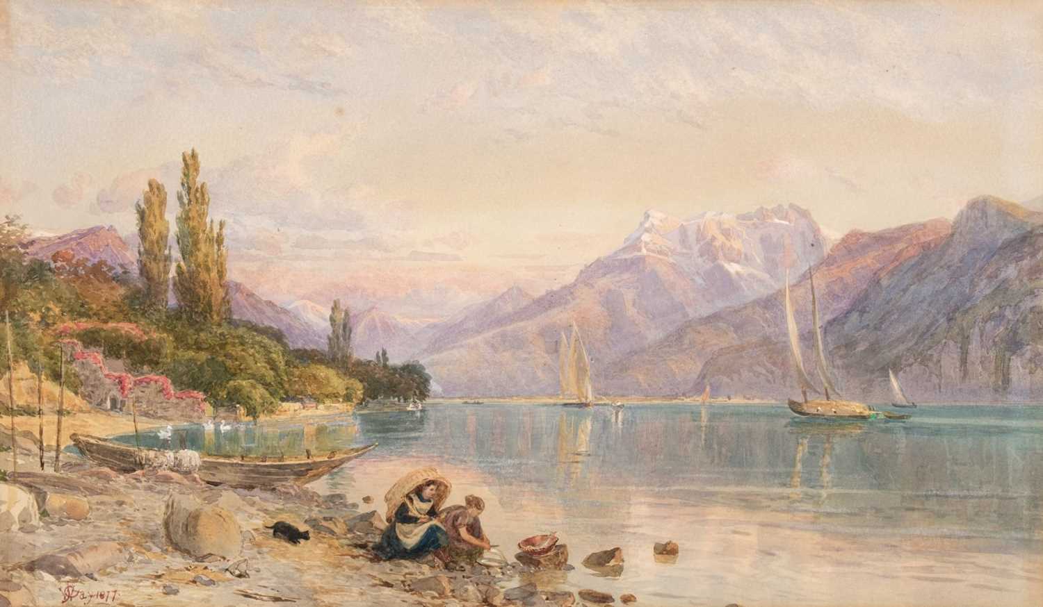 Lot 192 - Way (Charles Jones, 1834 -1919). Mountain