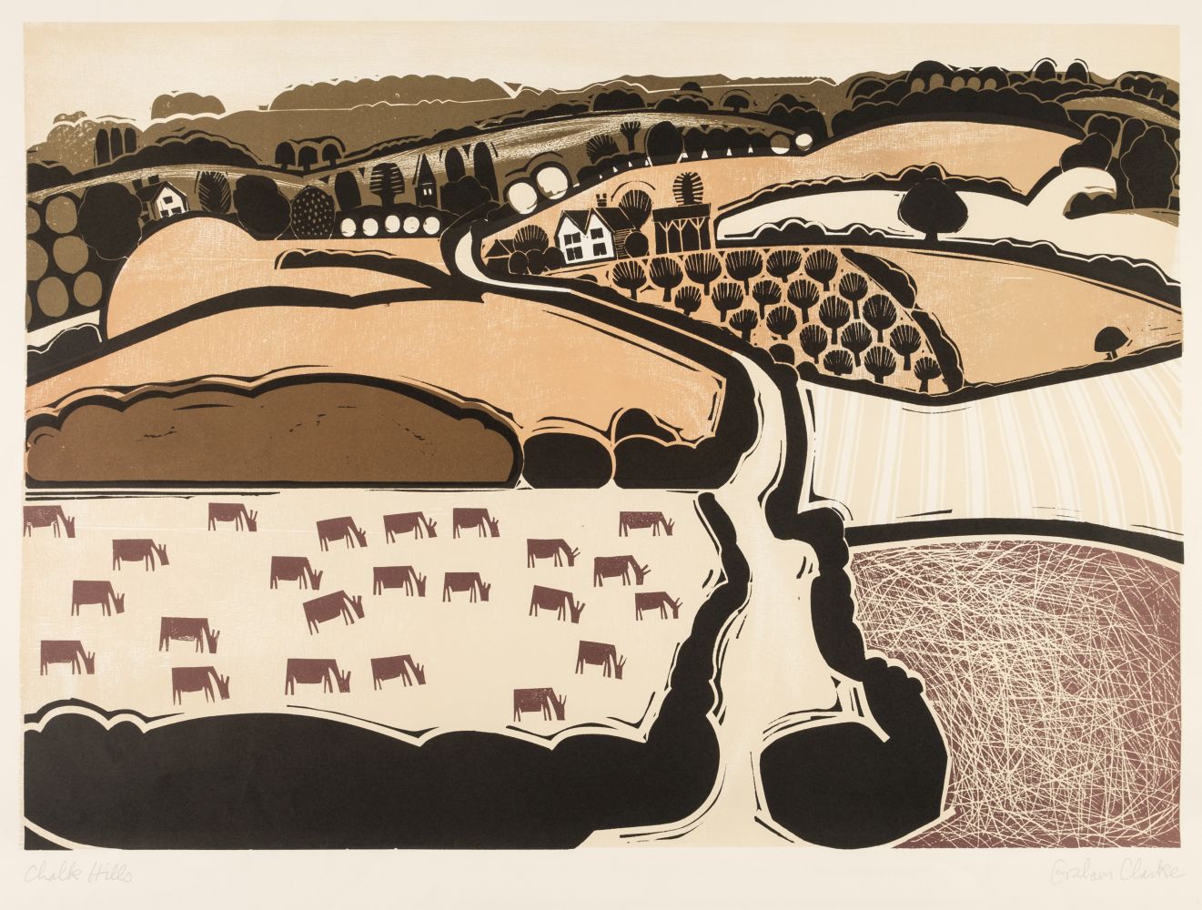 Lot 160 - Clarke (Graham, 1941-). Chalk Hills, and