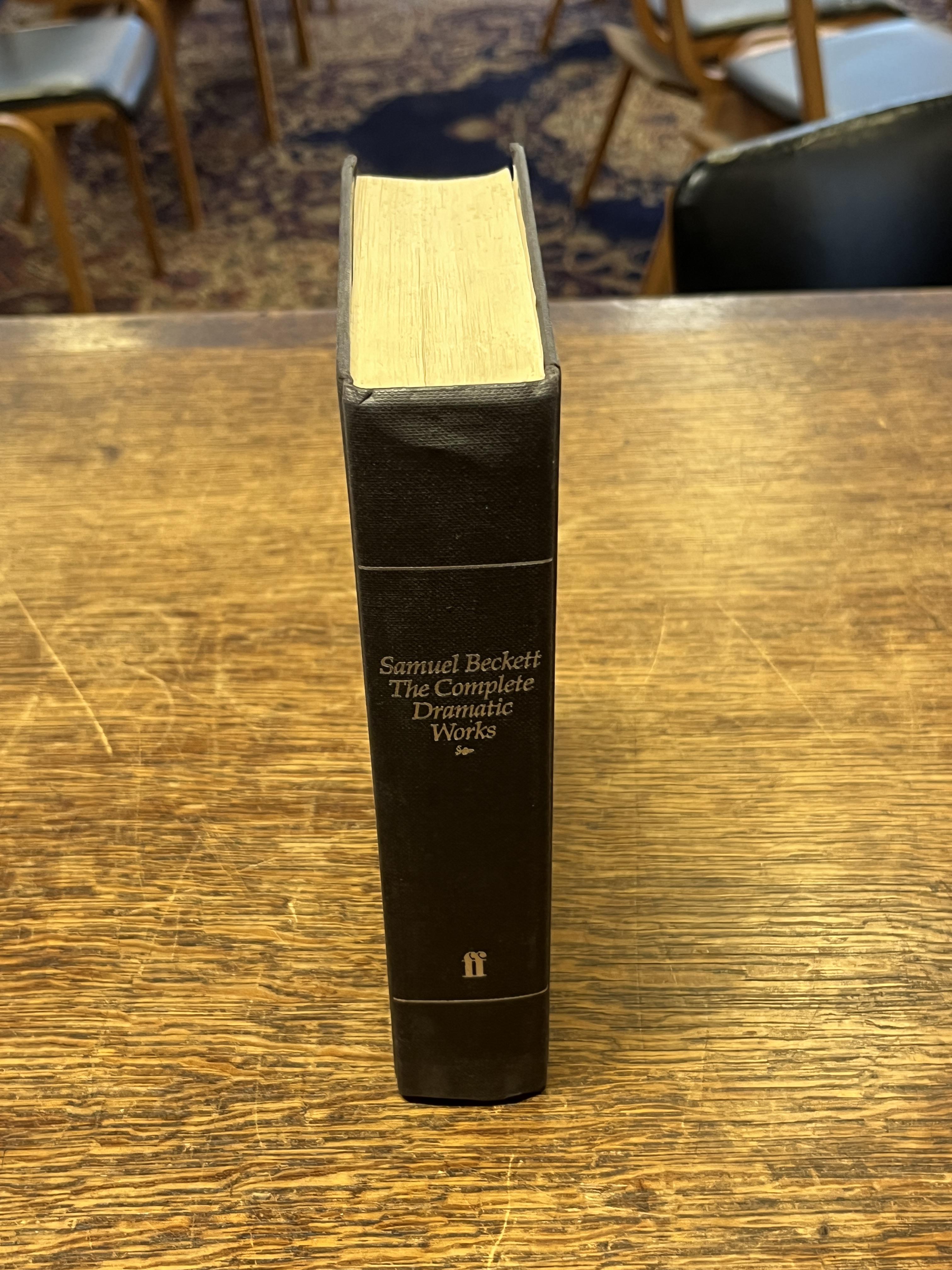 Lot 891 Beckett Samuel The Complete Dramatic Works