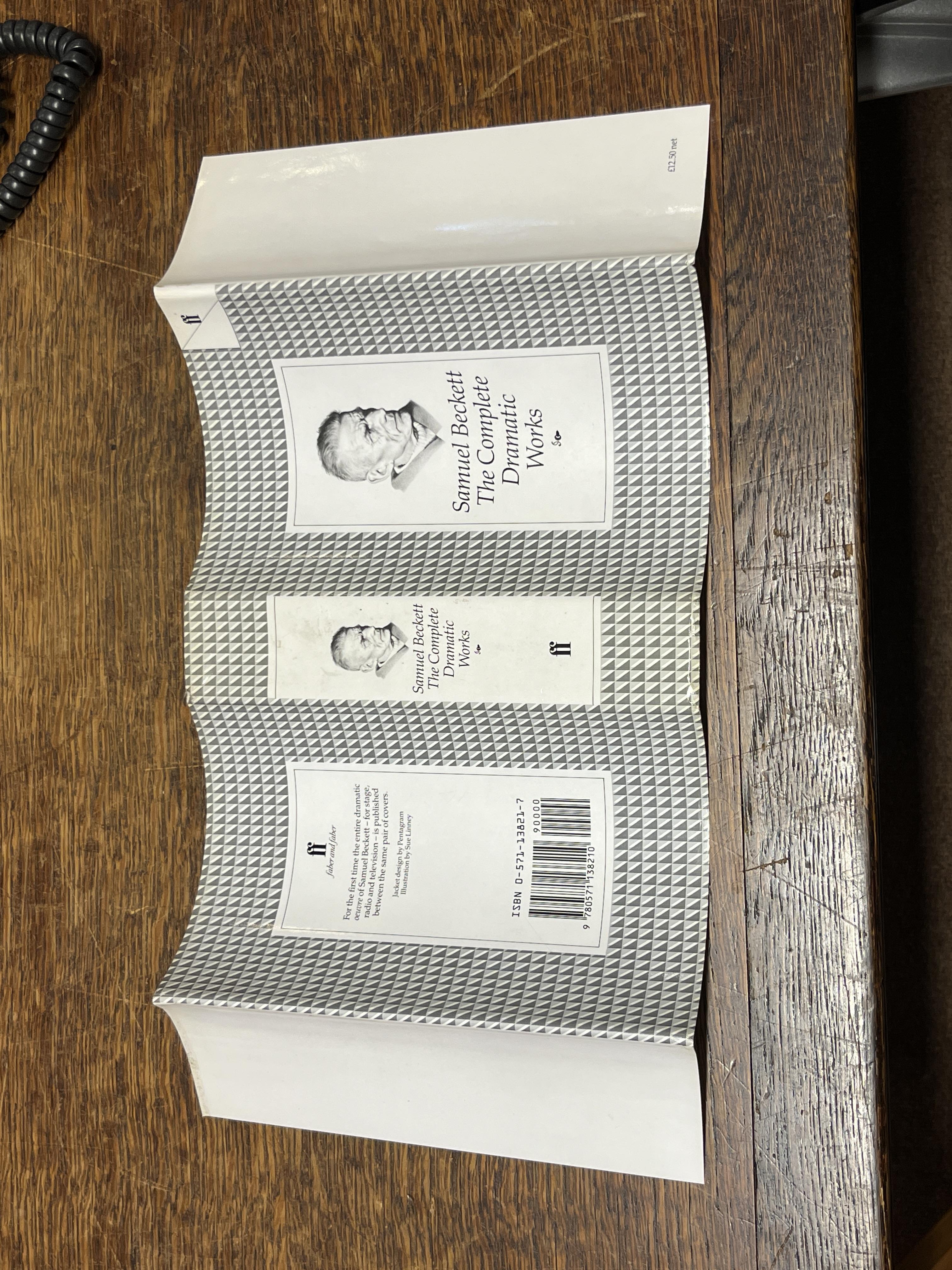 Lot 891 Beckett Samuel The Complete Dramatic Works