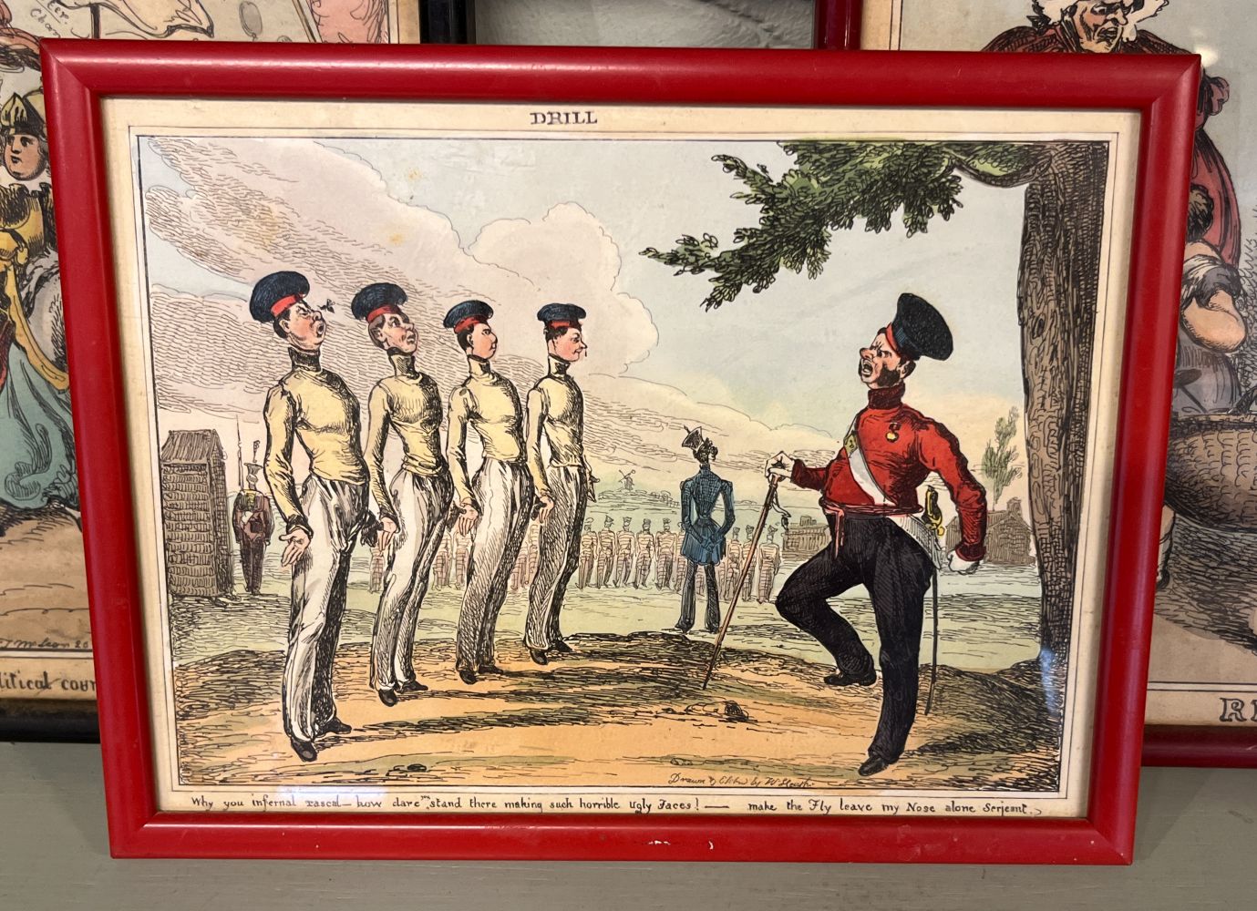 Lot 290 - Heath (William). Eight caricatures relating