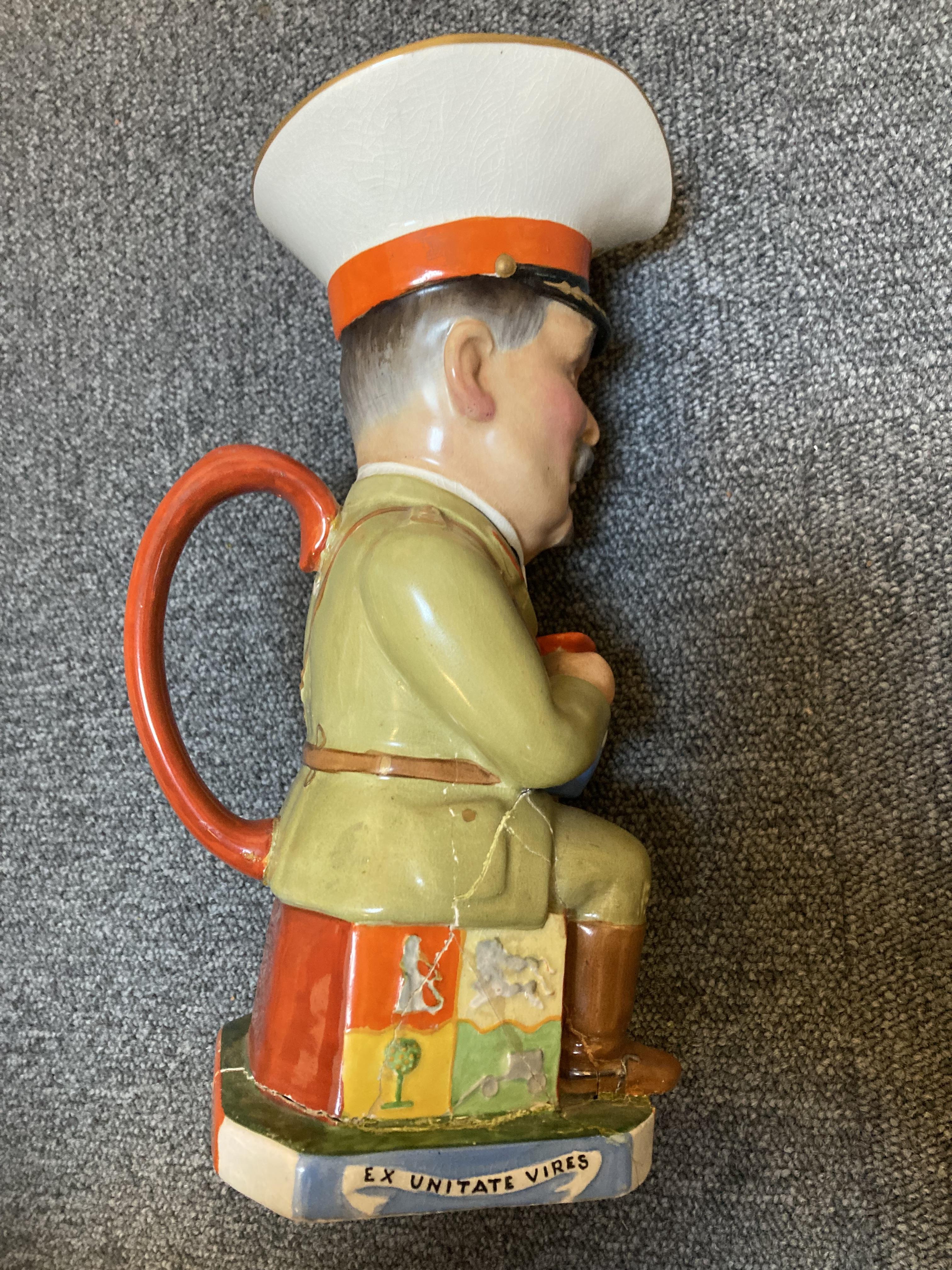 Lot 416 - Character Jugs. Four WWI military leaders by