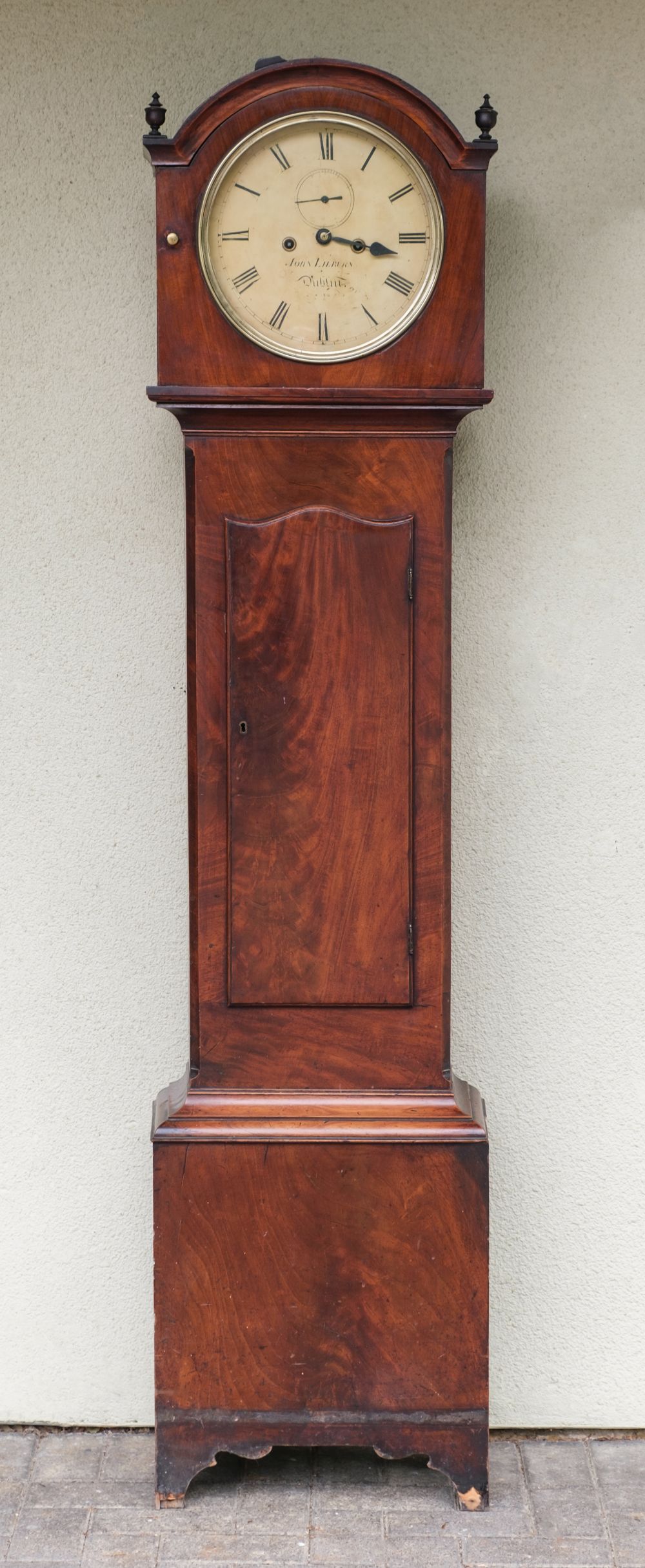 Lot 571 - Irish Clock. A Victorian longcase clock by