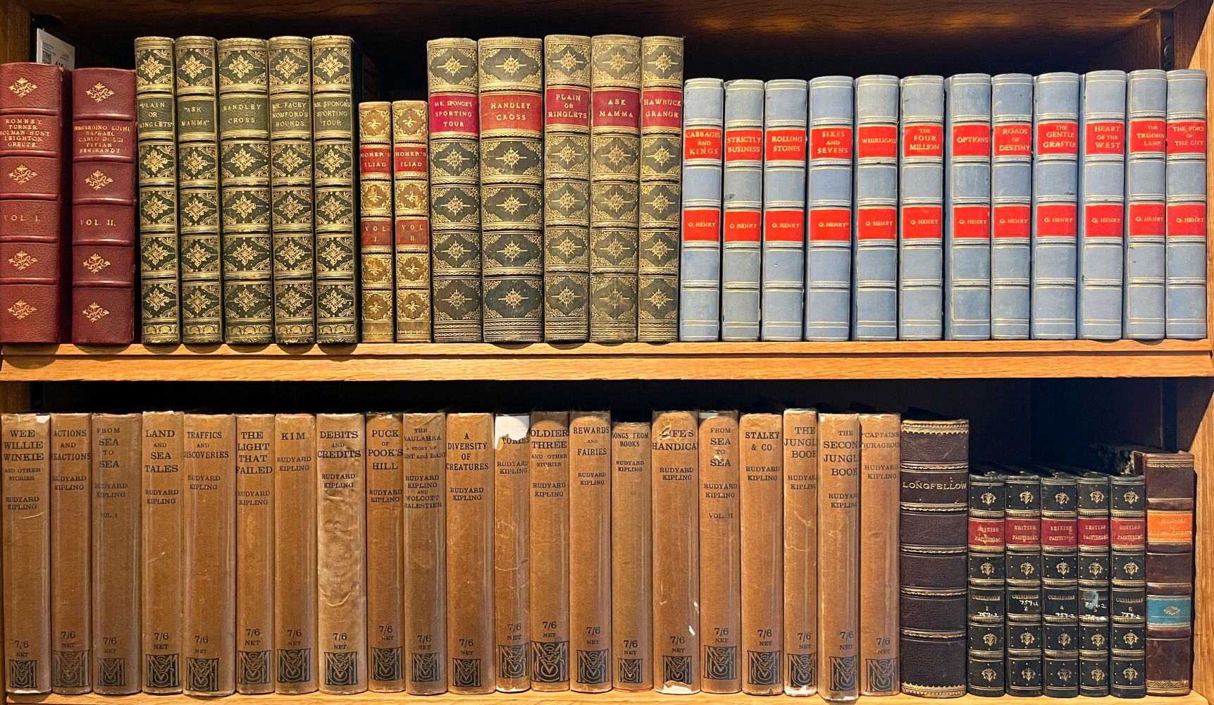 Lot 410 - Bindings. [Surtees, John]. Works, 5 volumes,