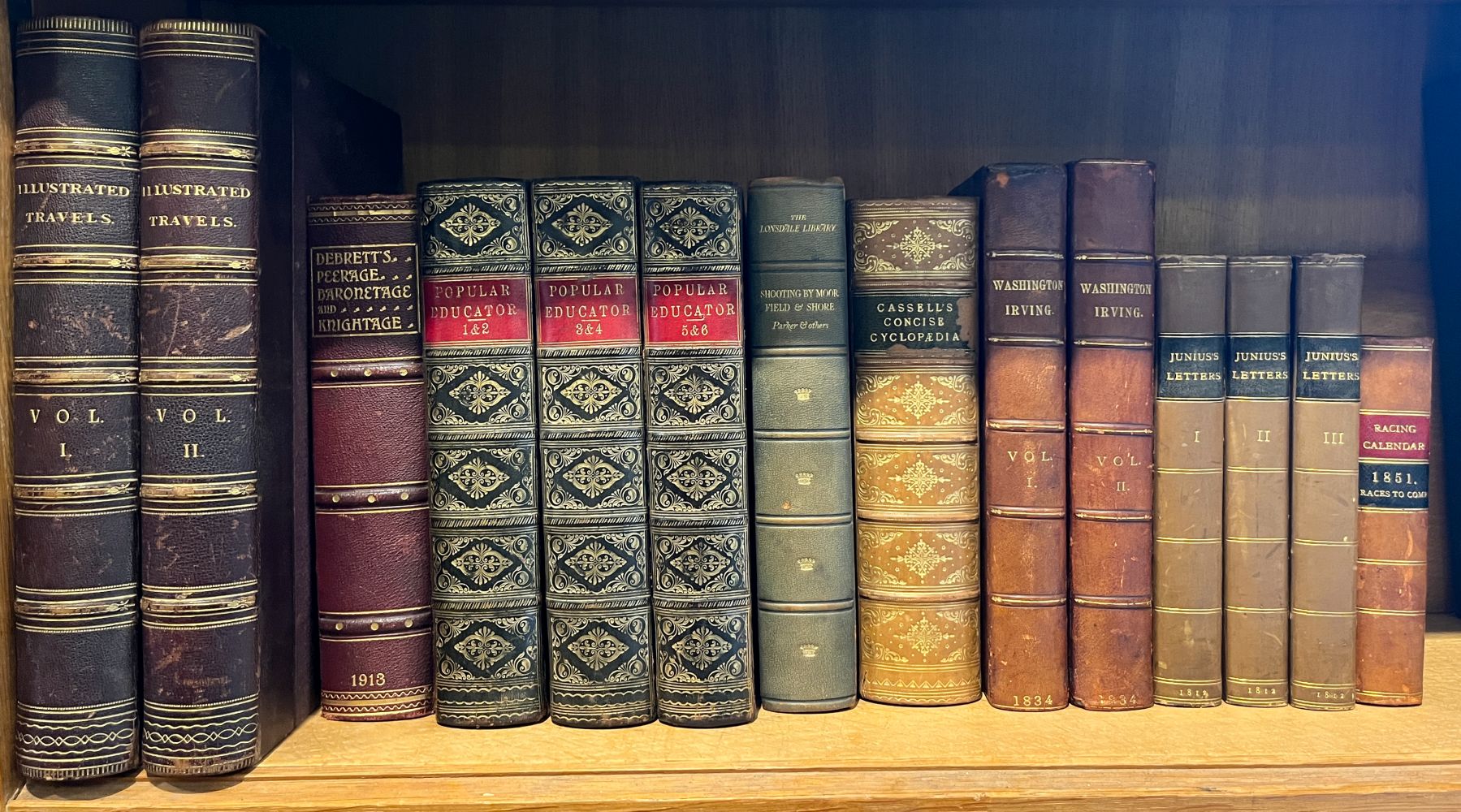Lot 410 - Bindings. [Surtees, John]. Works, 5 volumes,