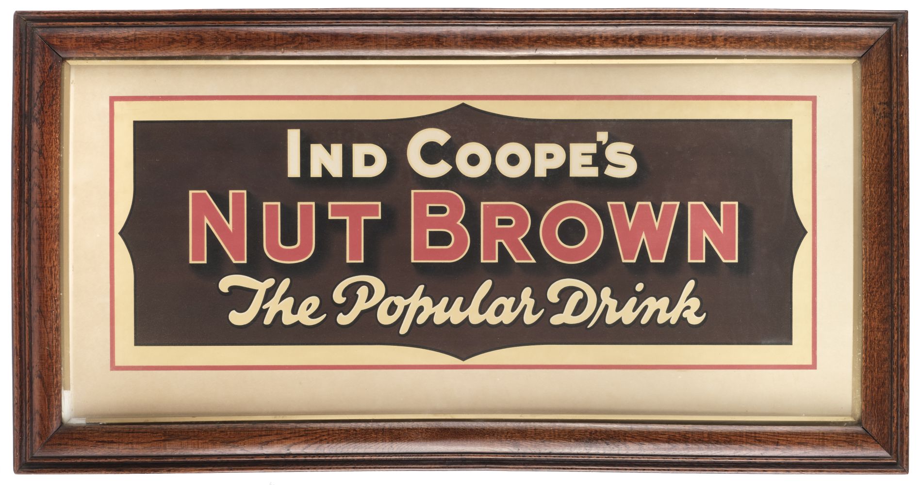 Lot 438 - Breweriana. An Ind Coope advertising sign,