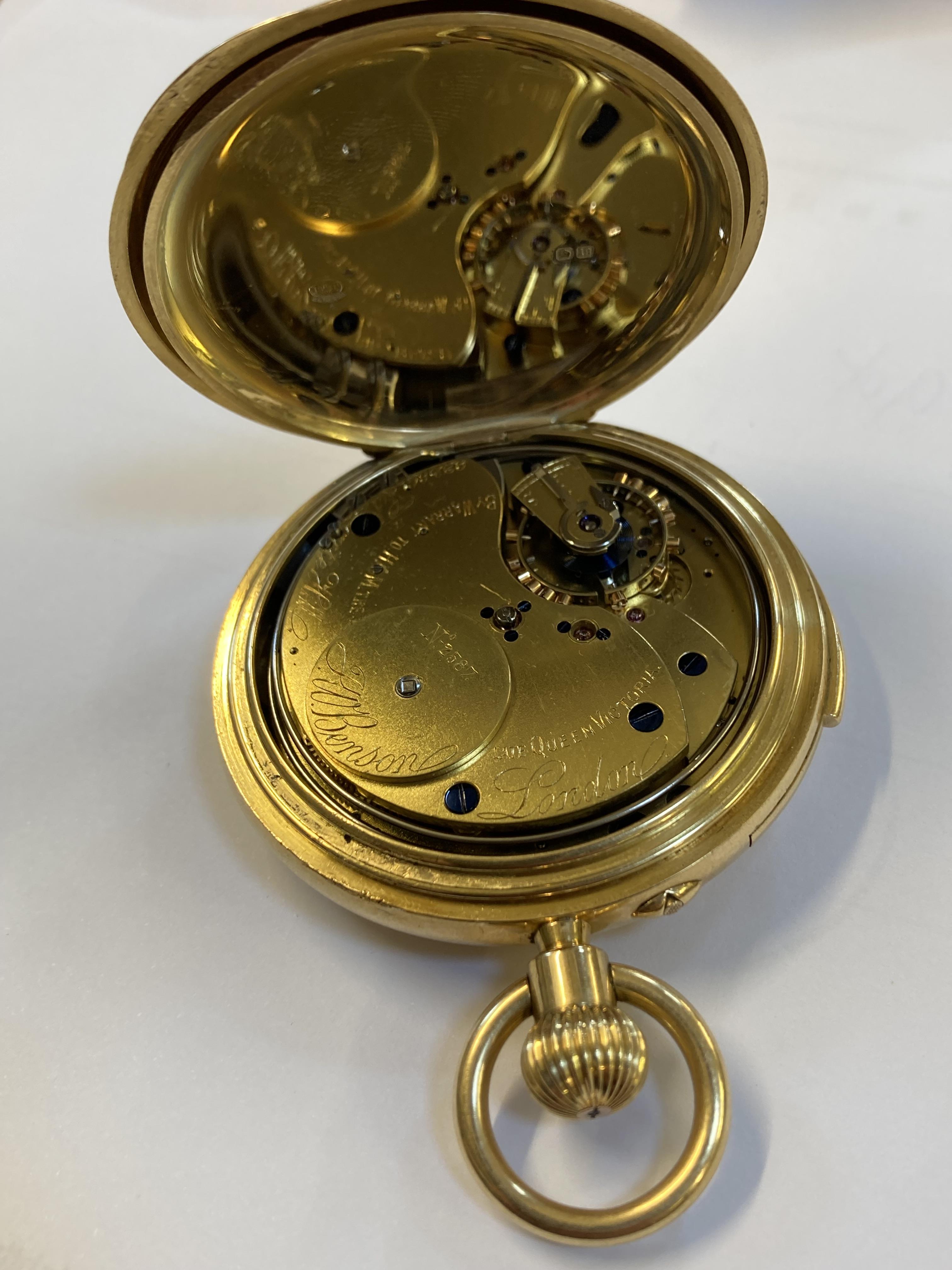 Lot 512 - Pocket Watch. An 18ct gold full gold hunter