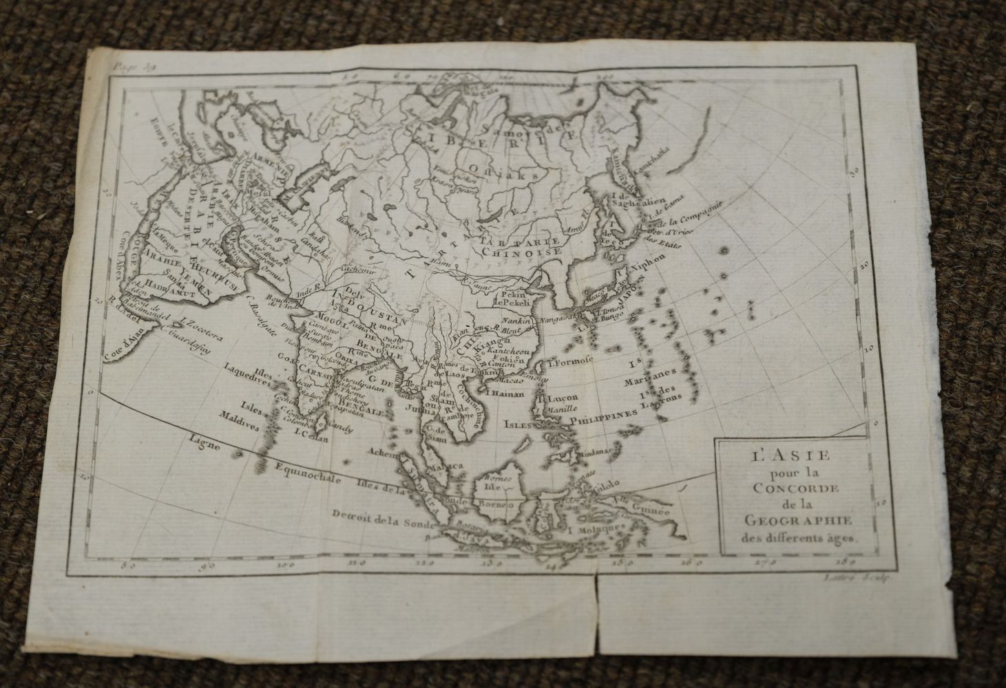 Lot 81 - Asia. Six engraved maps, 18th century