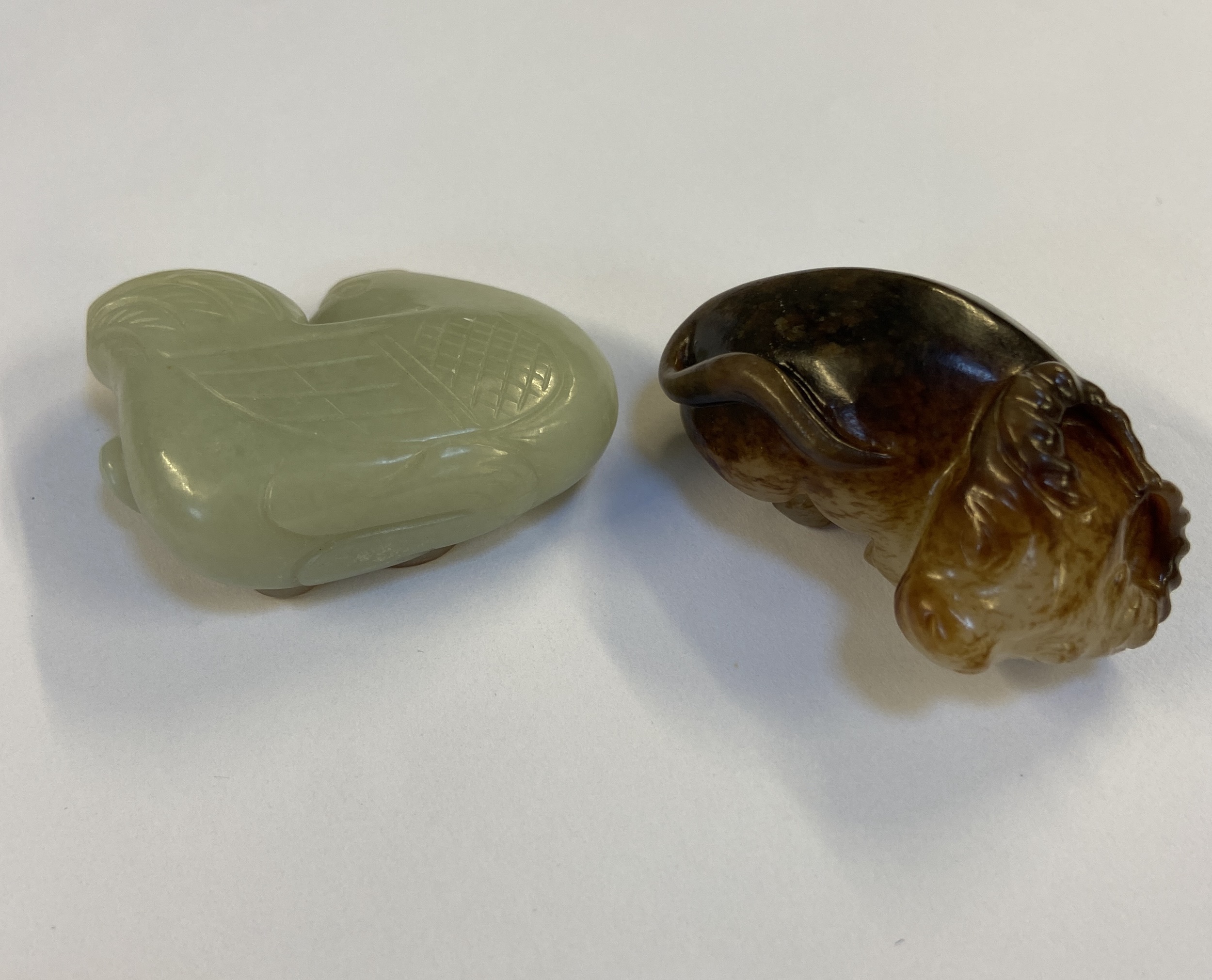 Lot 491 - Jade. Chinese jade carvings including a