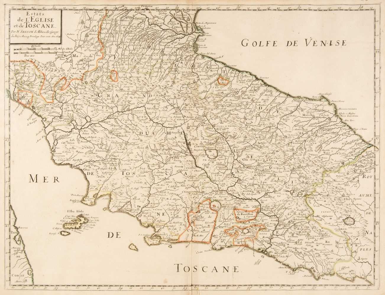 Lot 110 - Italy. Sanson (Nicolas), Three regional