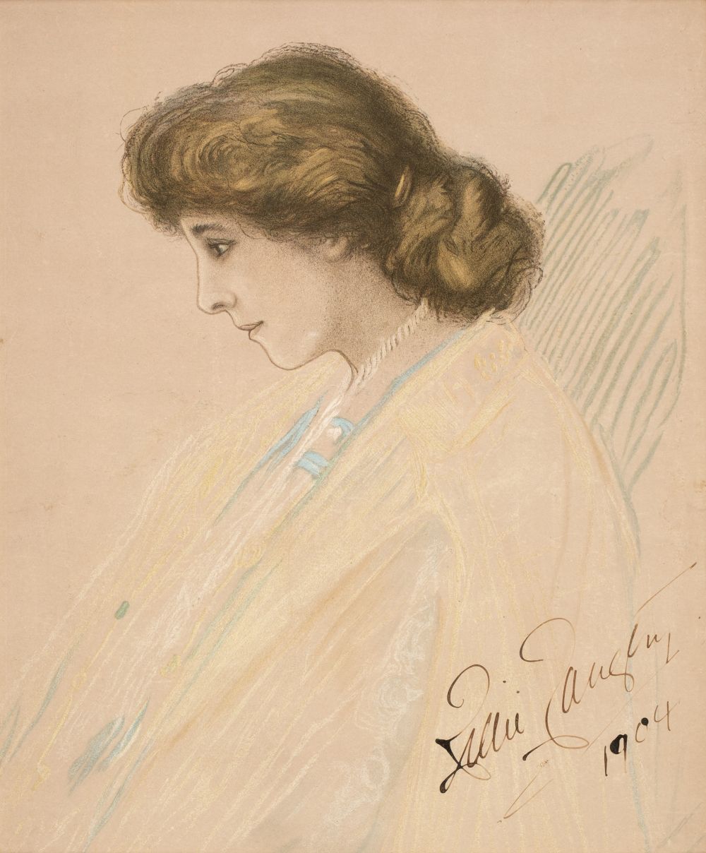 Lot 351 - Langtry (Lillie, 1853-1929). Signed portrait,