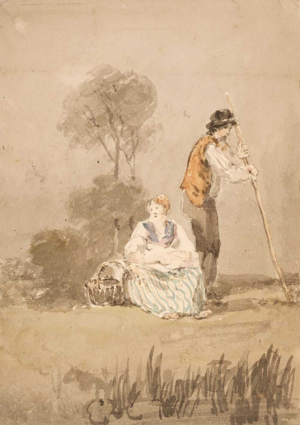 Lot 150 - Pocock (Nicholas, 1740-1821). Rustic couple