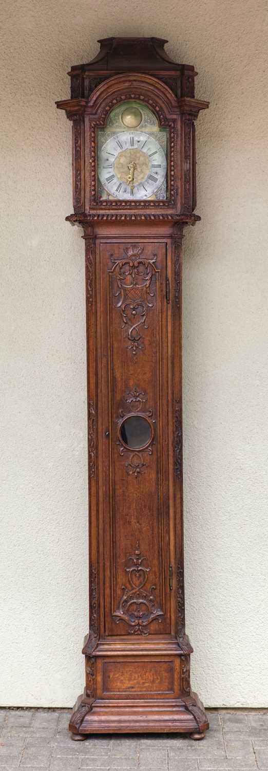 Lot 572 Longcase Clock Early 20th Century Oak
