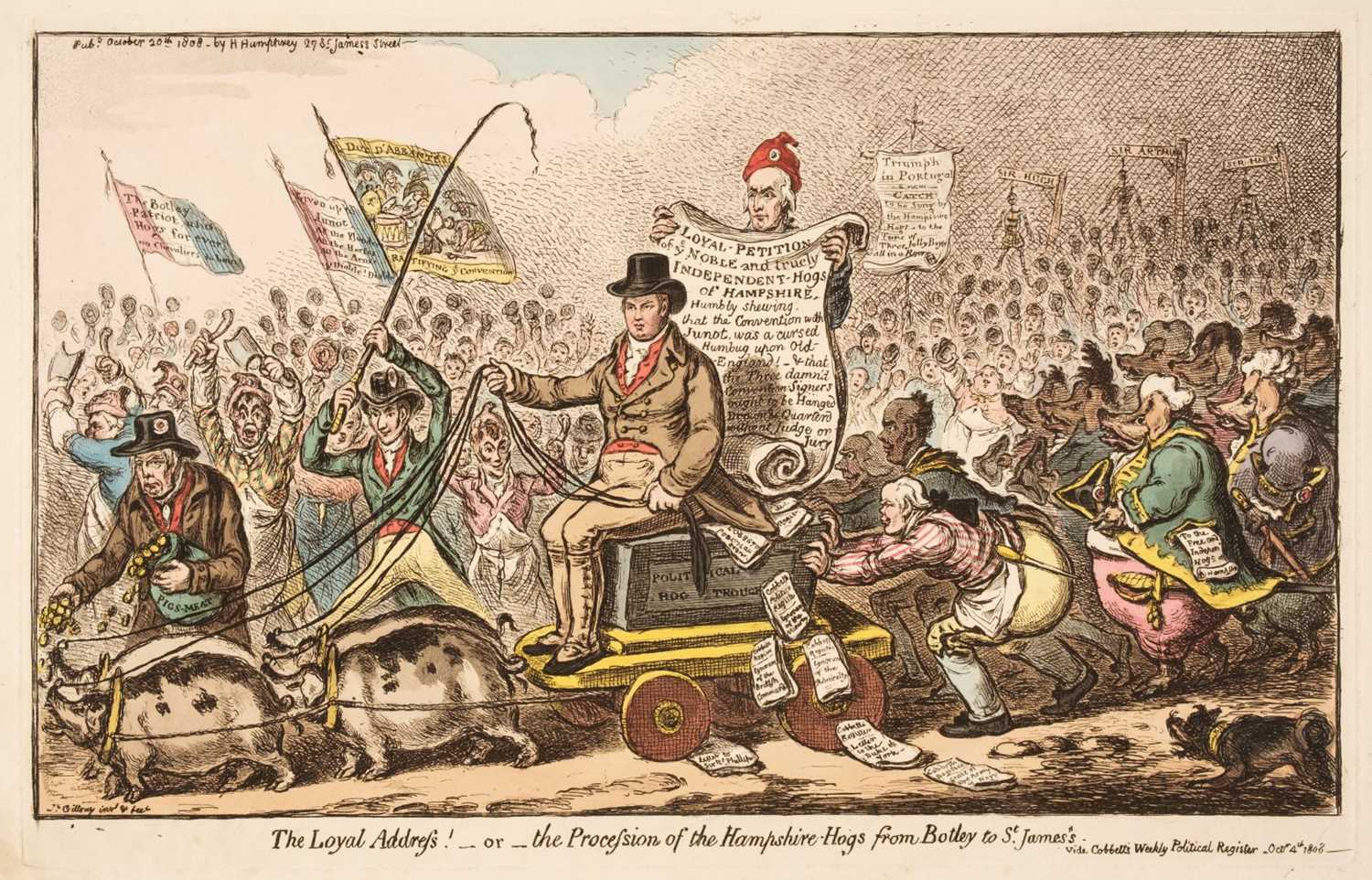 Lot 276 - Gillray (James). The Loyal Address! H.