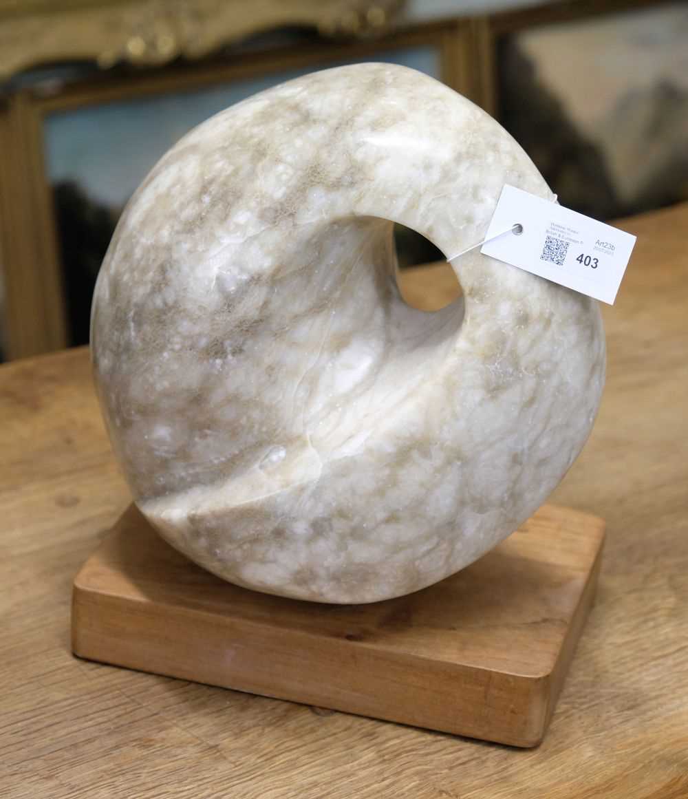 Lot 403 - Style of Barbara Hepworth. Pierced Ovoid