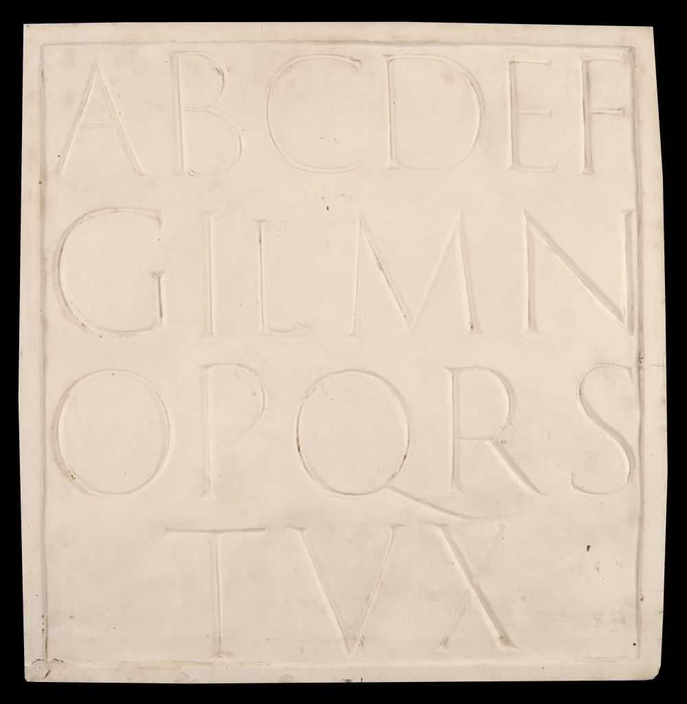 Lot 400 - After Eric Gill (1882-1942). Alphabet Trogen