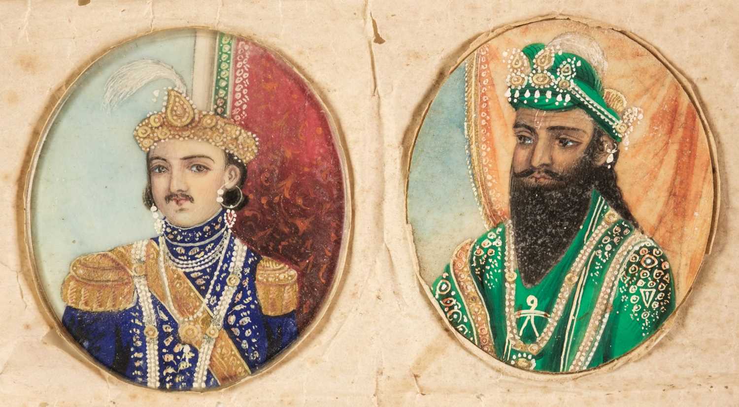 Lot 54 - Indian Miniatures. Seven small Indian