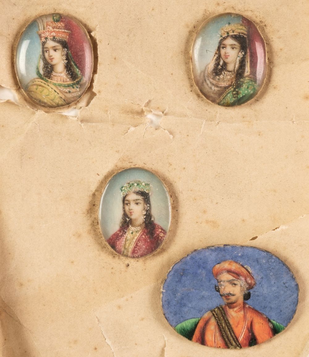 Lot 54 - Indian Miniatures. Seven small Indian