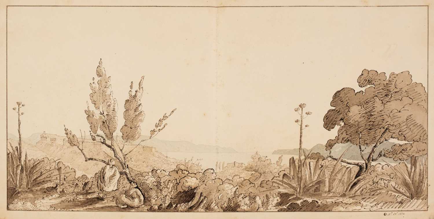 Lot 194 - Gibraltar. An album containing 35 drawings