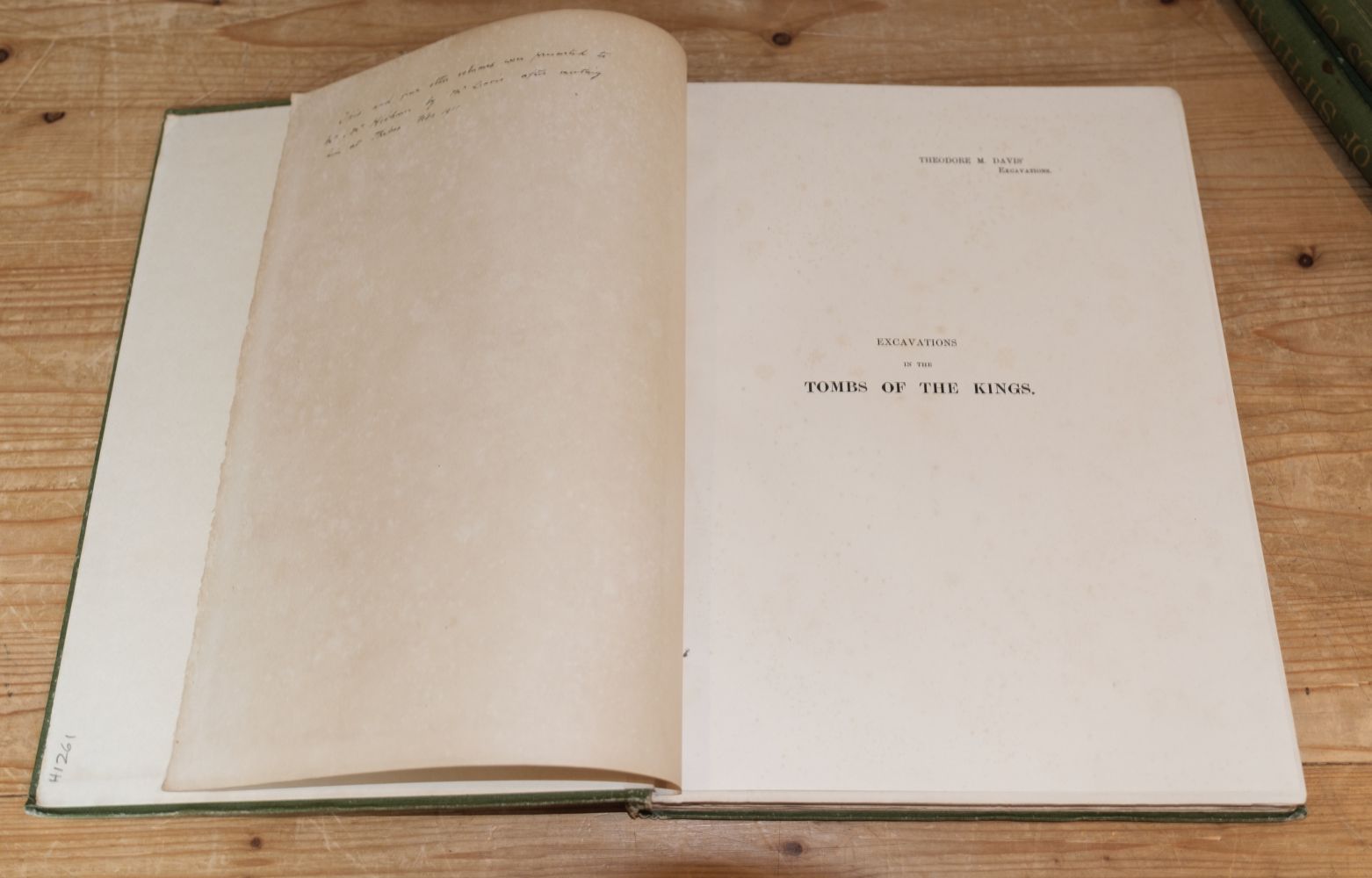 Lot 8 - Davis (Theodore M.) Excavations, 3 volumes,
