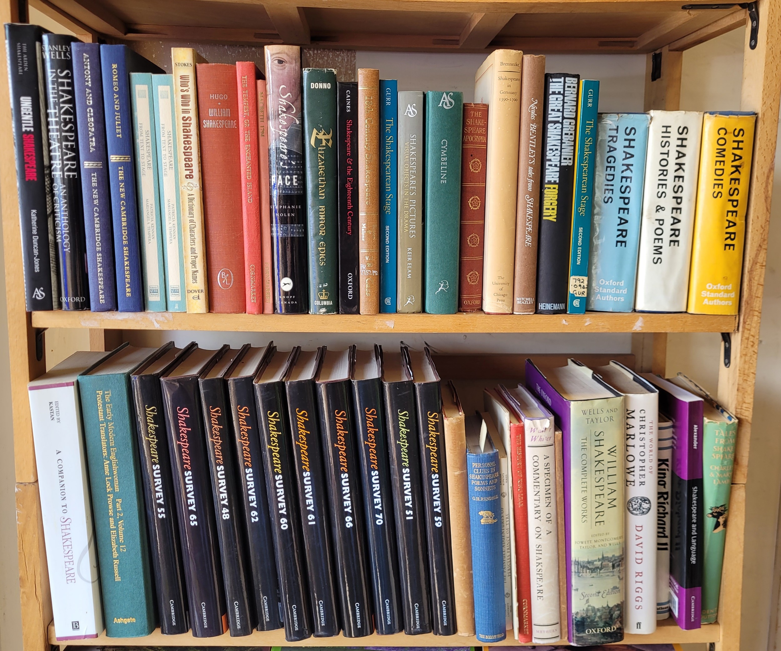 Lot 523 - Shakespeare. A large collection of modern