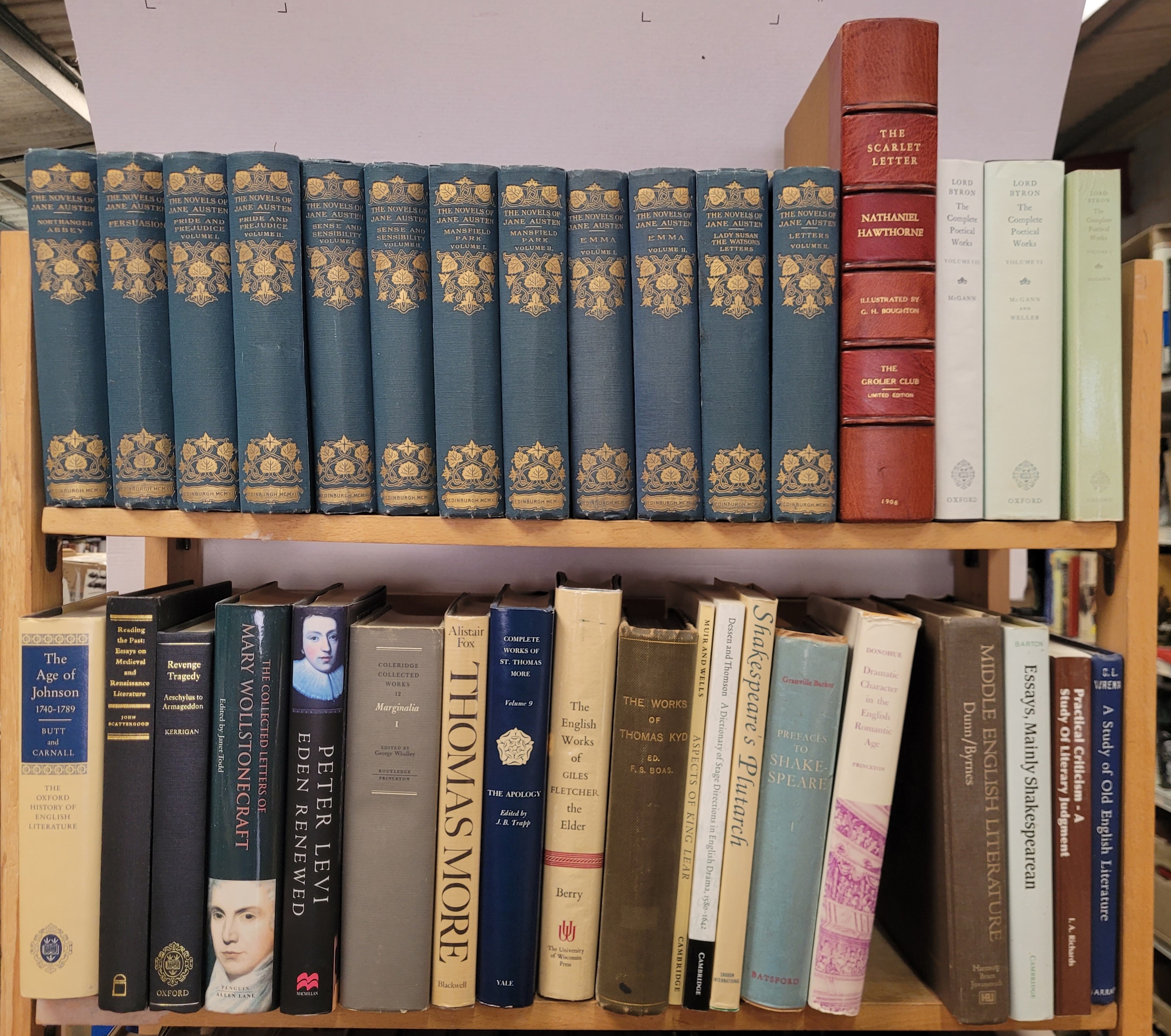 Lot 525 - Literature. A large collection of literary
