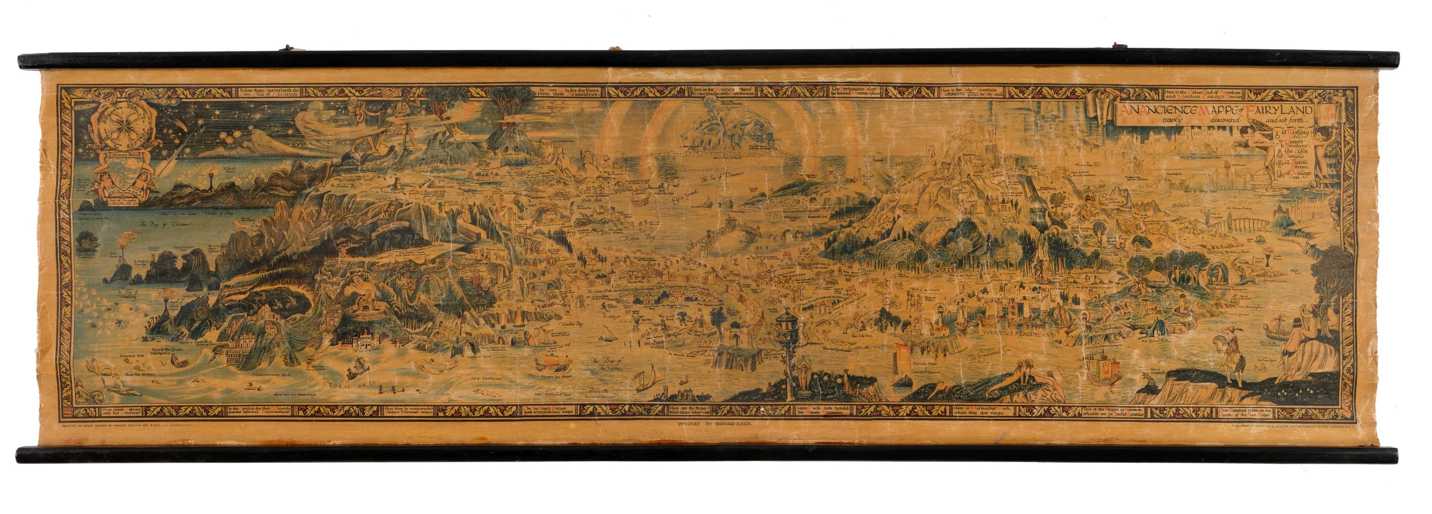 Lot 56 - Sleigh (Bernard). An Anciente Mappe of