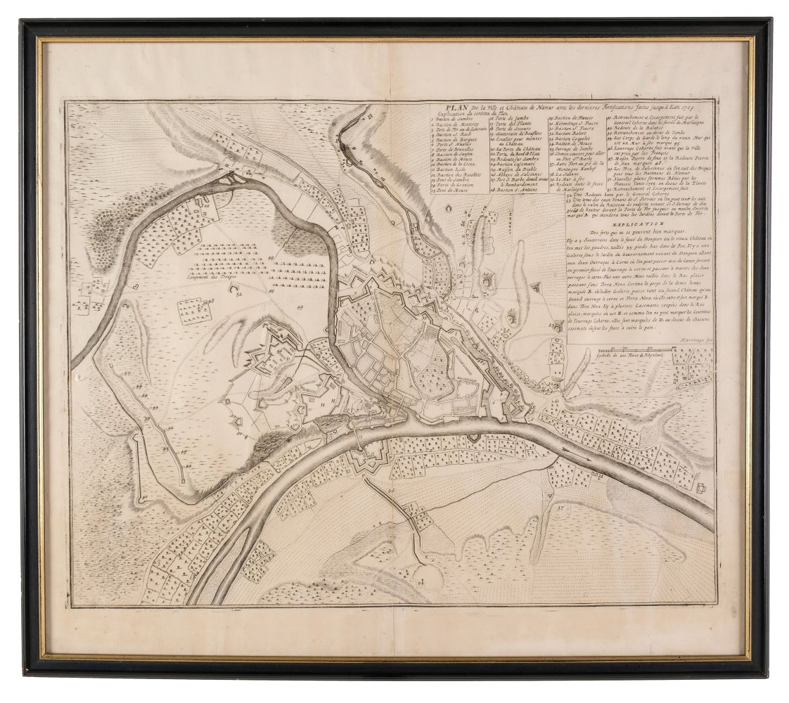 Lot 39 - Military Siege Maps. Harrewyn (J.). Three