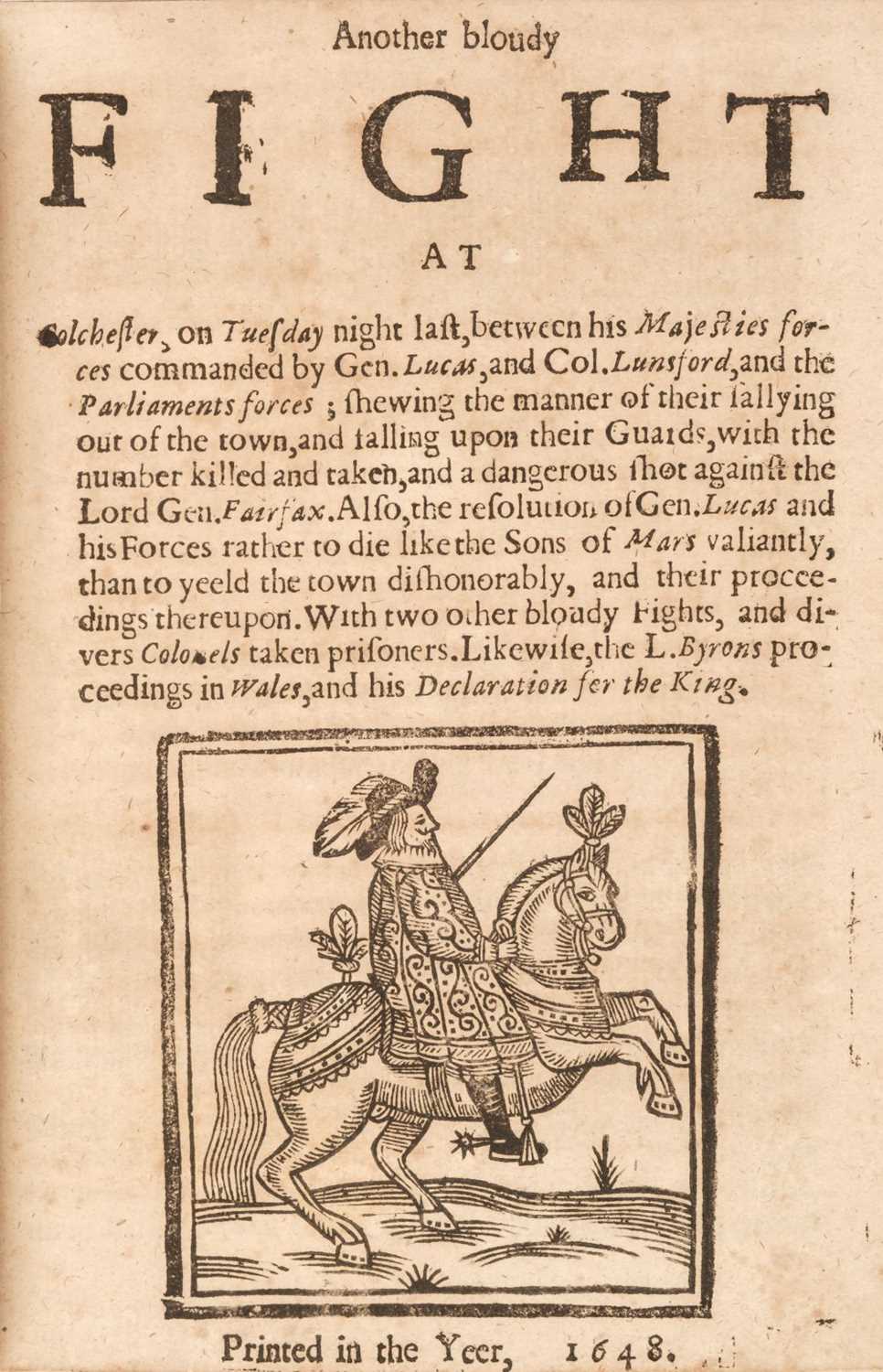 Lot 78 - Essex. A sammelband of 27 English Civil War