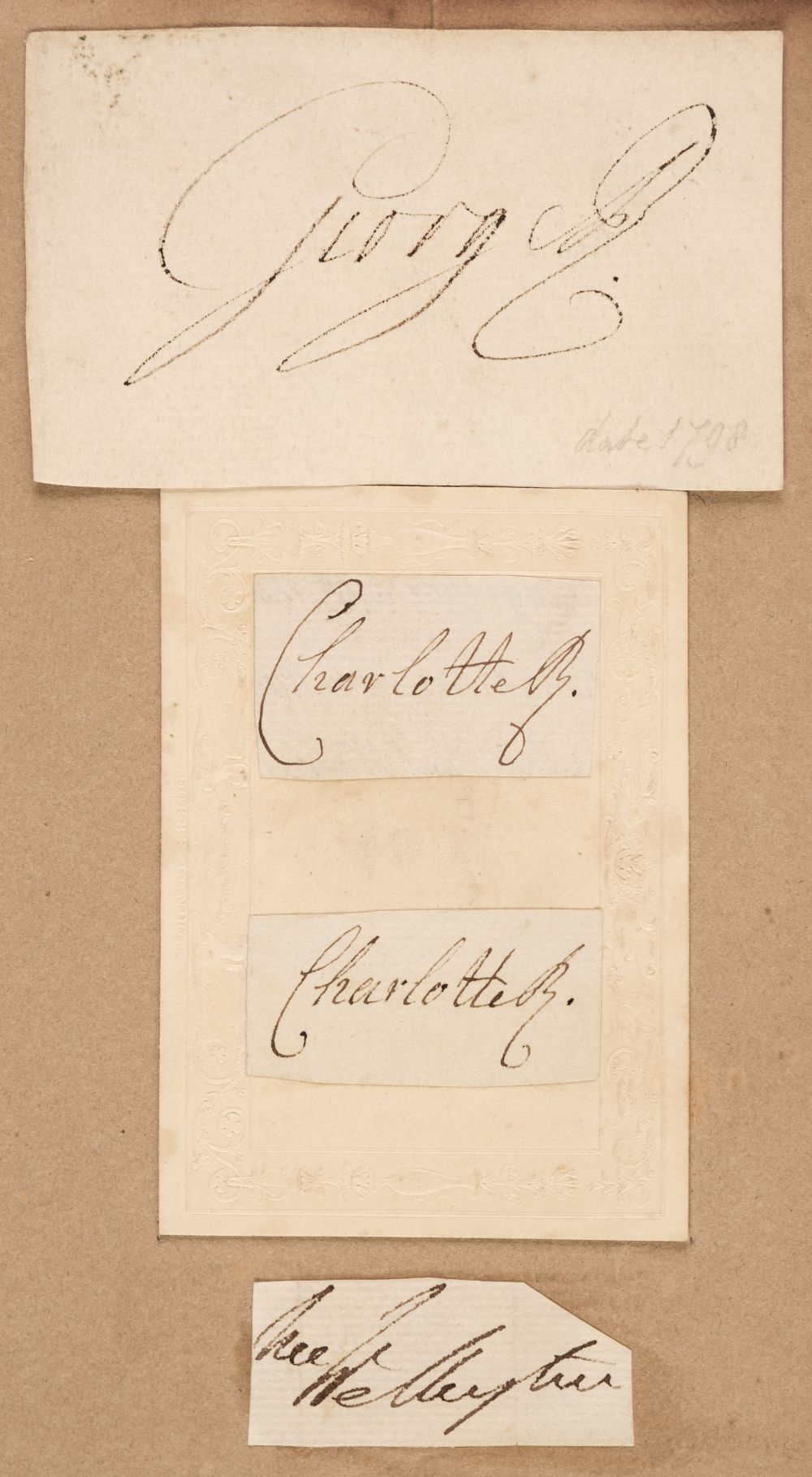 Lot 343 - Historical Autographs. A collection of