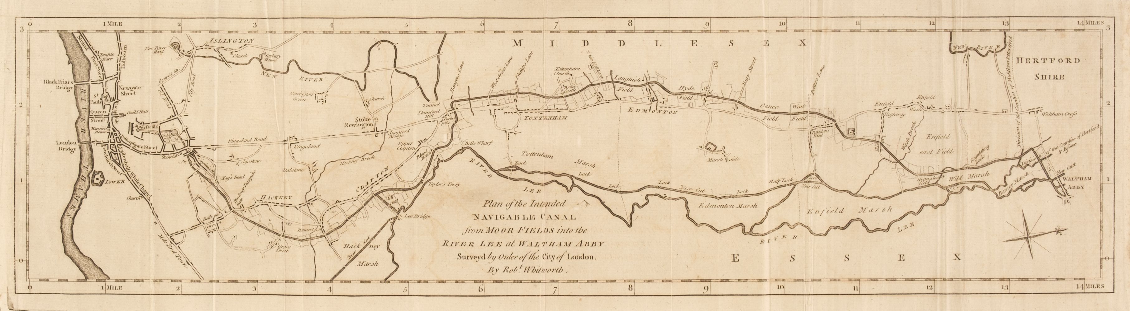 Lot 7 - Canal and River Maps. A Collection of