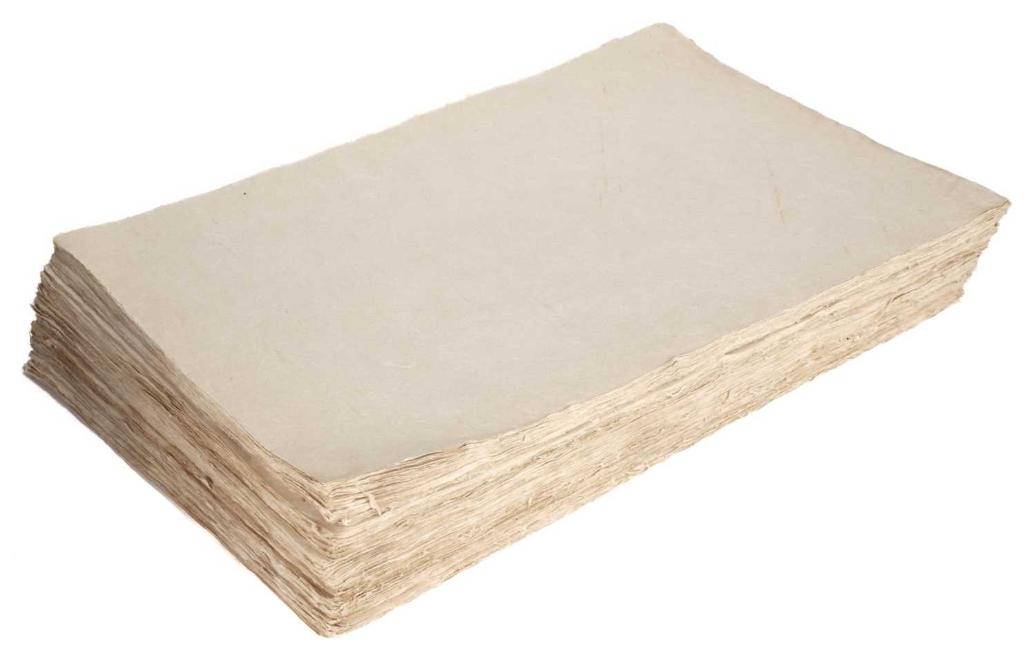 Lot 212 - Japanese Paper. Approximately 230 sheets of