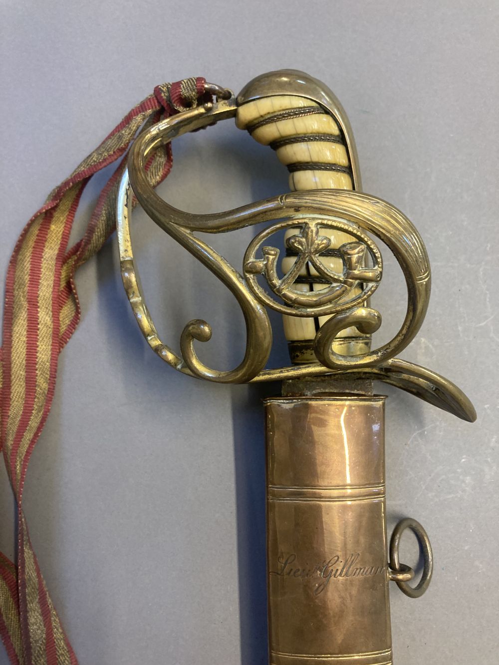 Lot 333 - Irish Sword. A George III Irish Light
