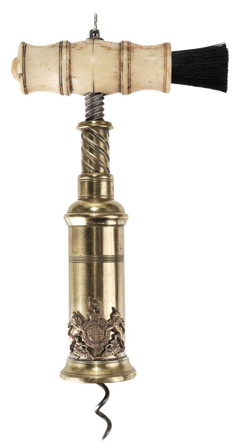 Lot 393 - Corkscrew. A Victorian Thompson type double