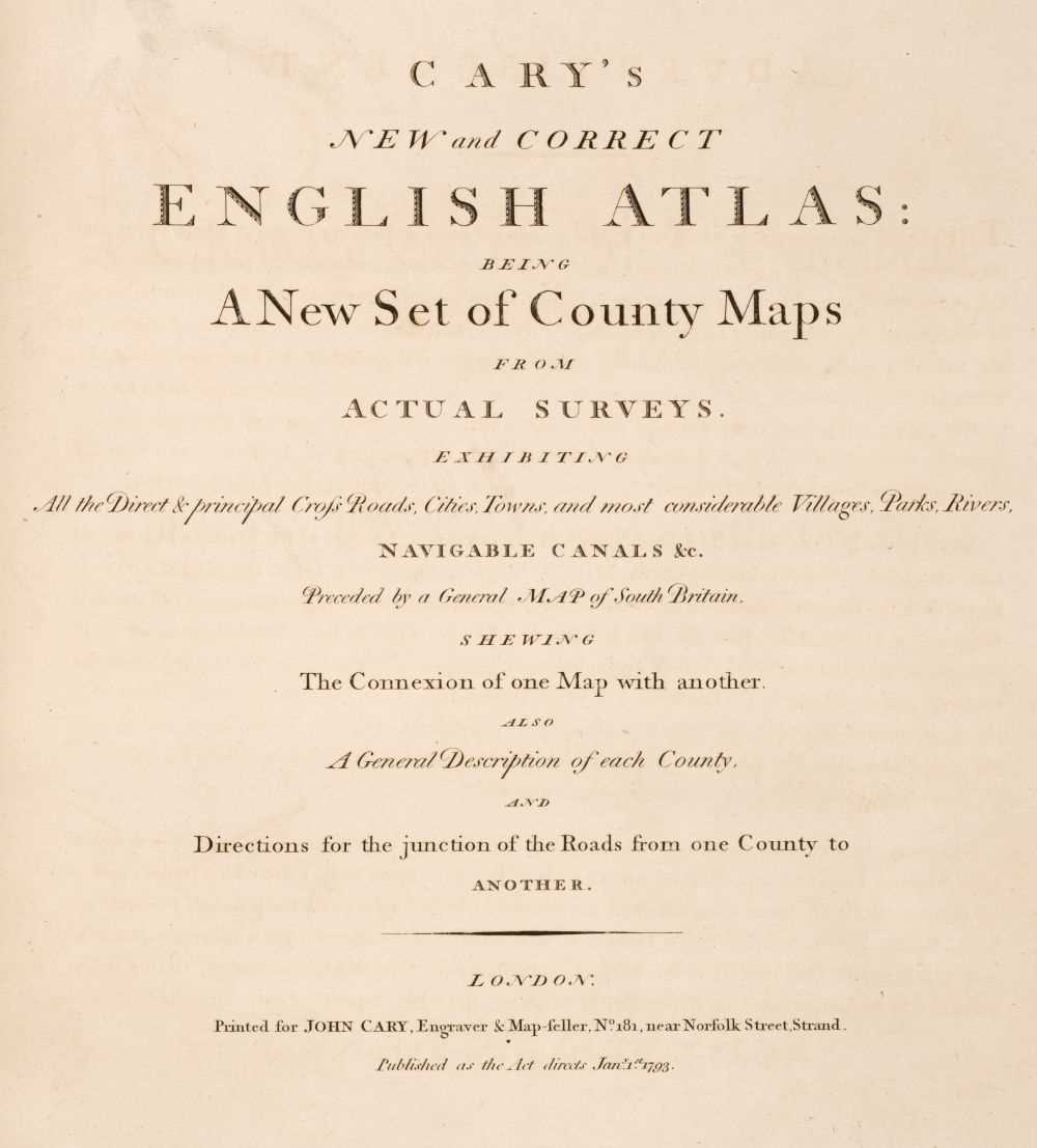 Lot 52 - Cary (John). Cary's New and Correct English