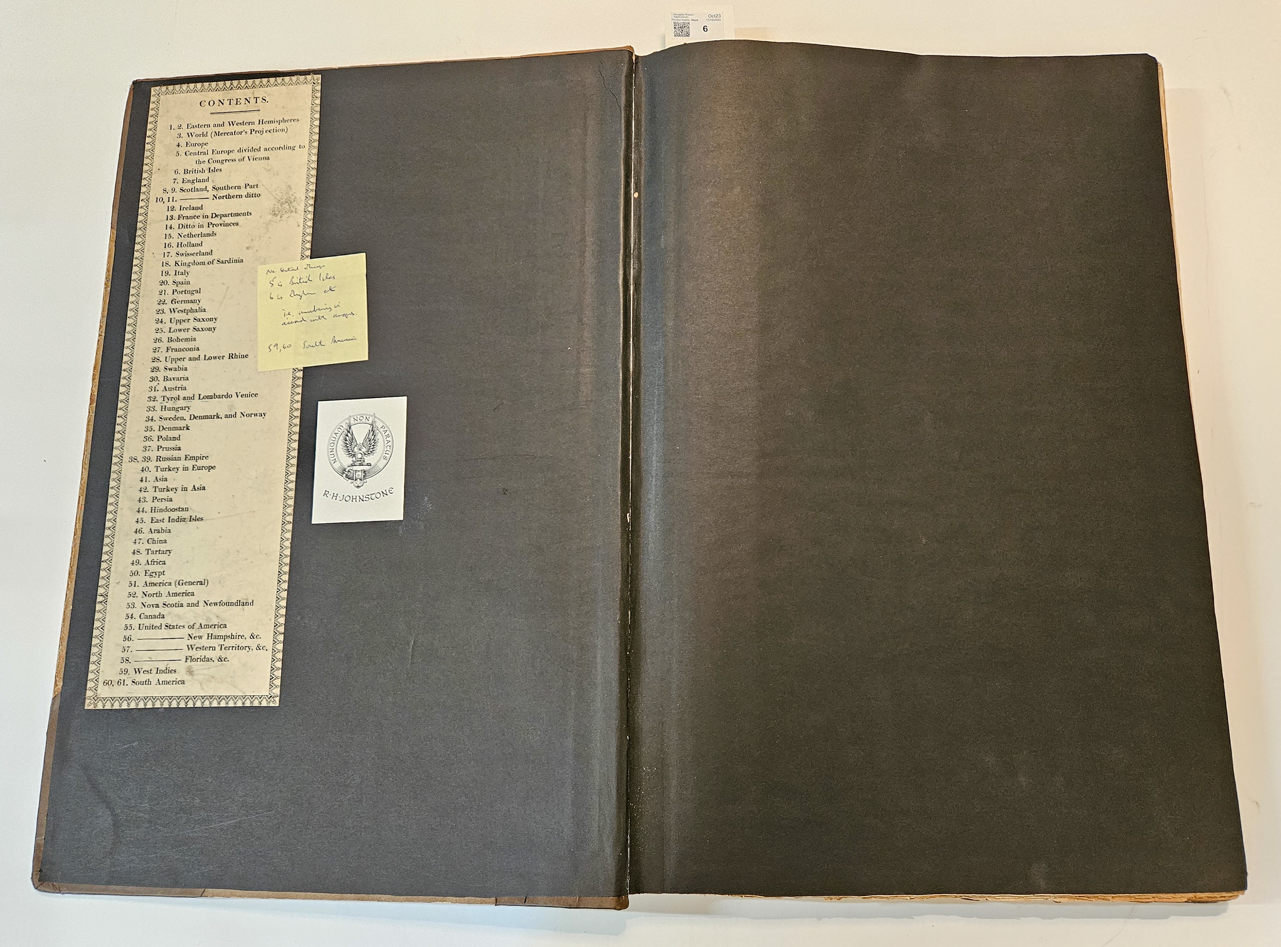 Lot 6 - Cary (John). Cary's New Universal Atlas...,