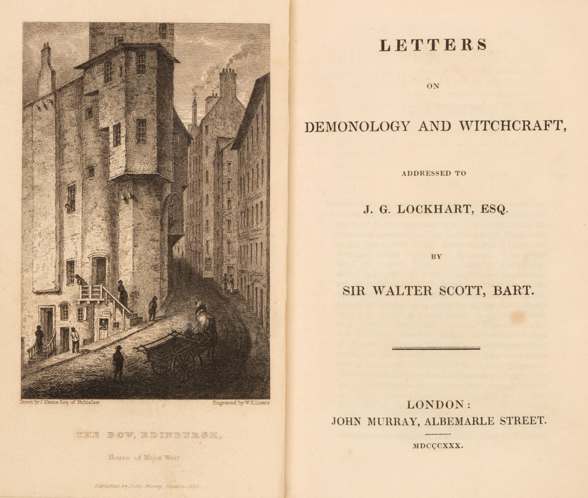 Lot 265 - Scott (Walter). Letters on Demonology and