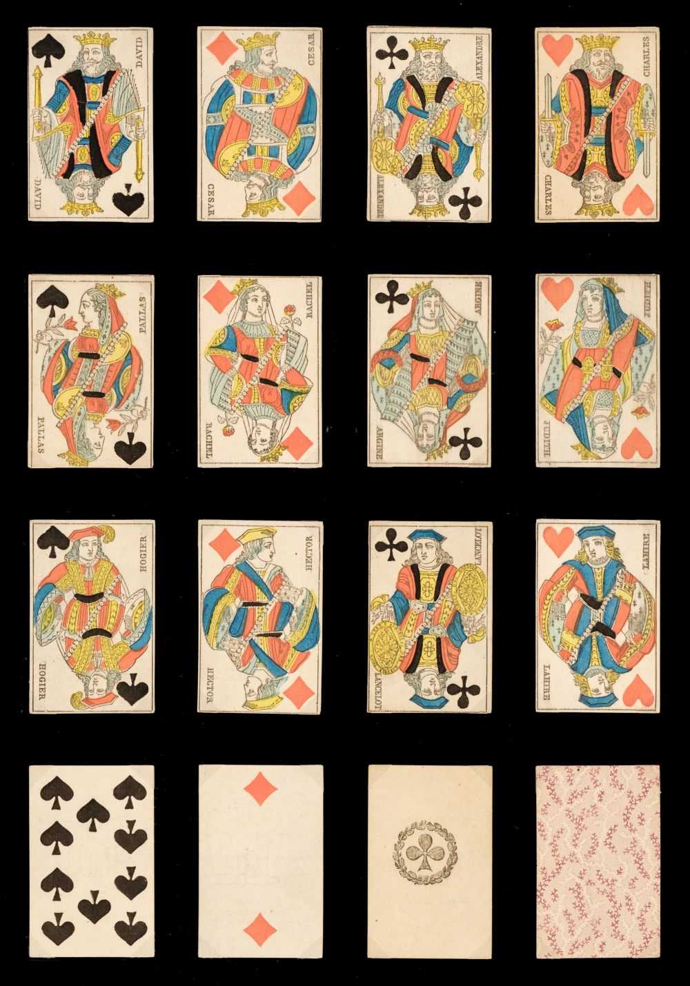 Lot 316 - French playing cards. Gatteaux double-figure
